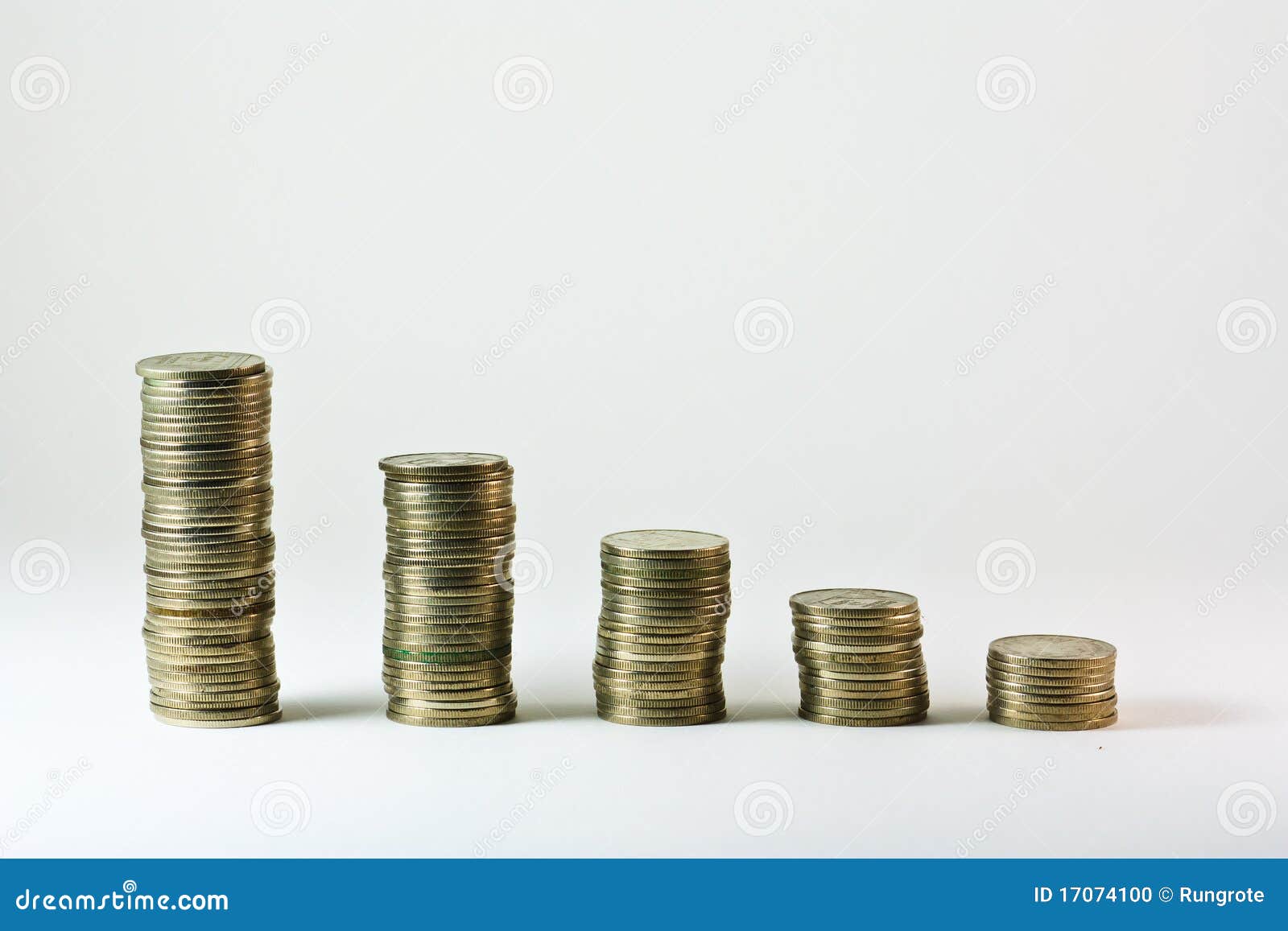 Increasing income stock photo. Image of white, real, token - 17074100
