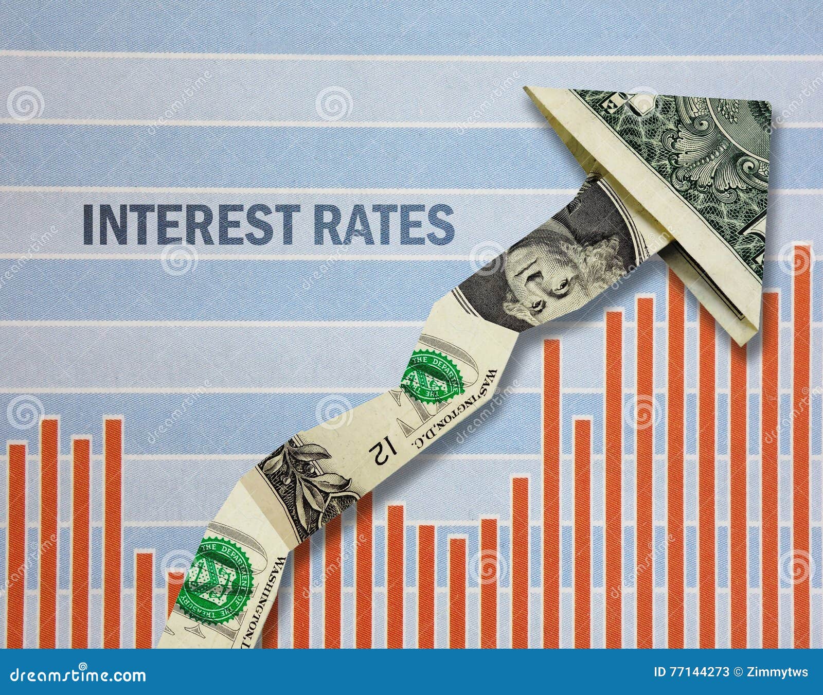 Increasing interest rates stock image. Image of savings - 77144273