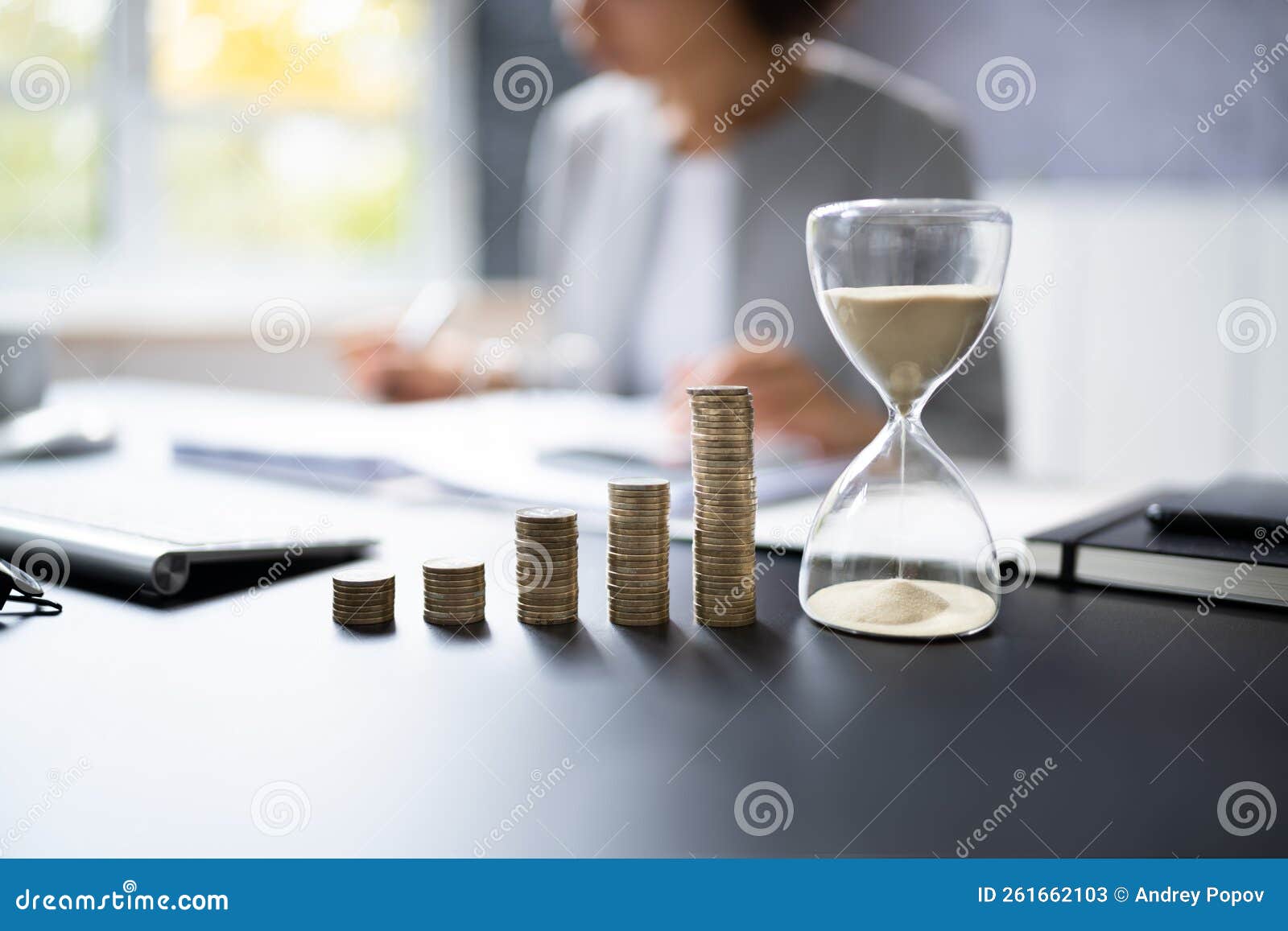 Increasing Money Coin Stack Concept Stock Image - Image of increase ...