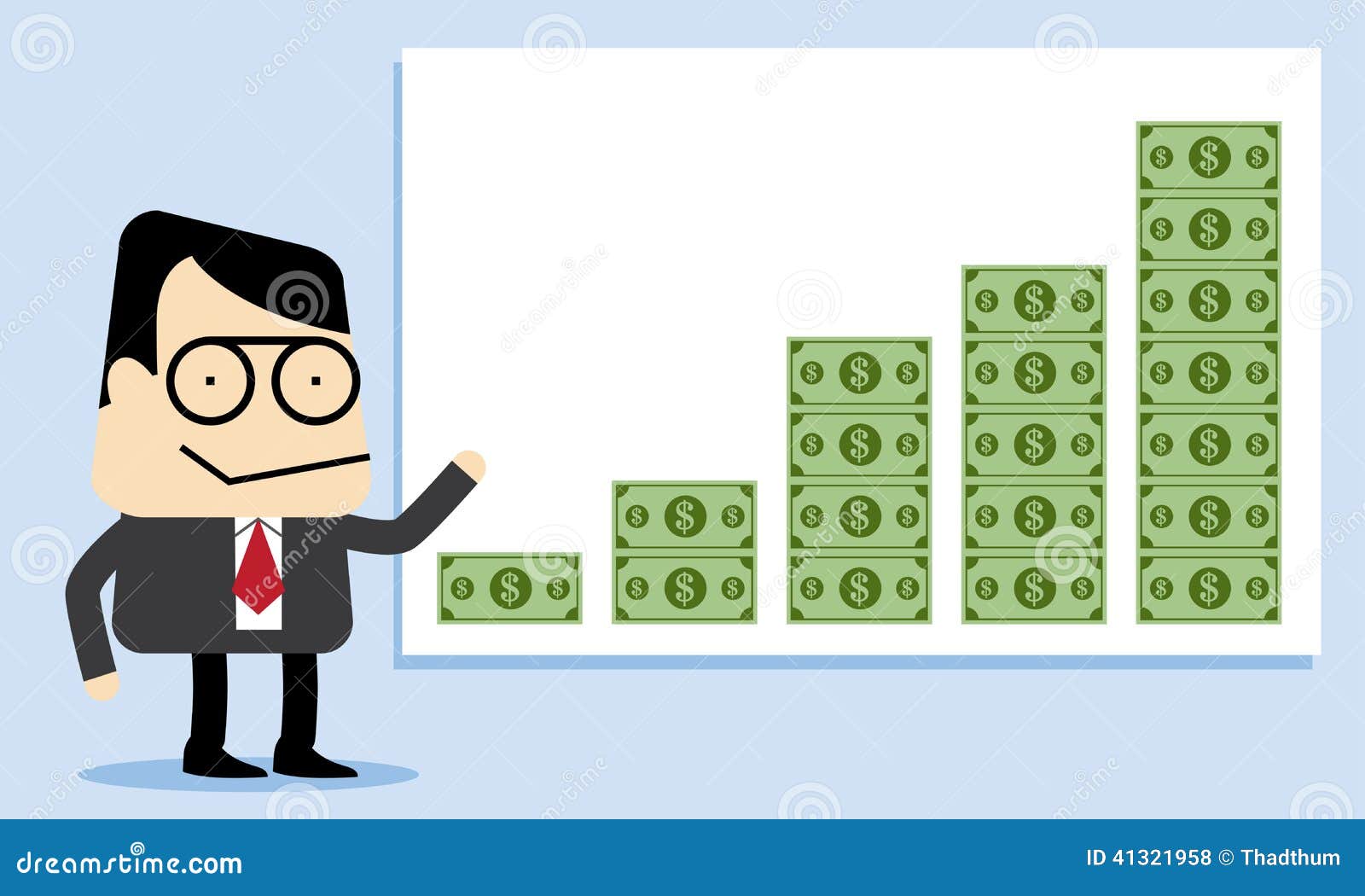 Increasing Money Chart Royalty-Free Stock Photo | CartoonDealer.com ...