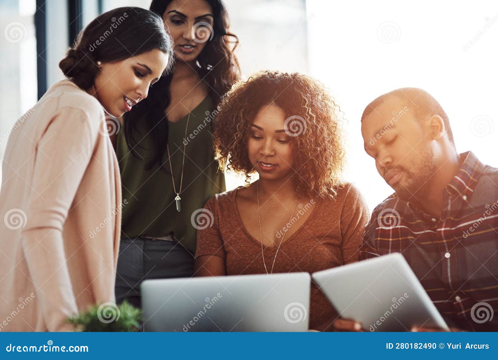 Increasing Productivity with Interactive Meetings. a Group of Young ...