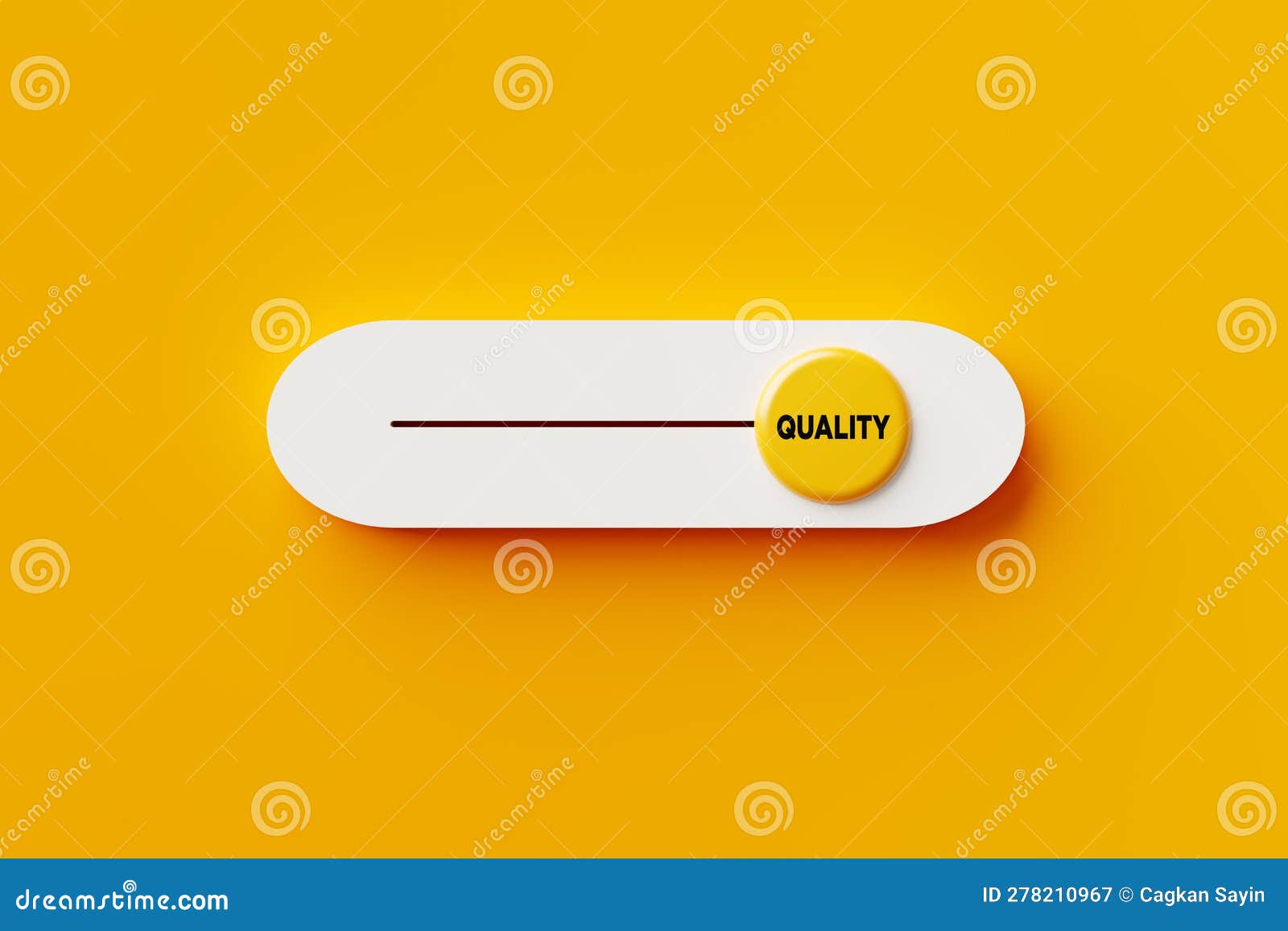 Increasing Quality. High Level of Quality Stock Illustration ...