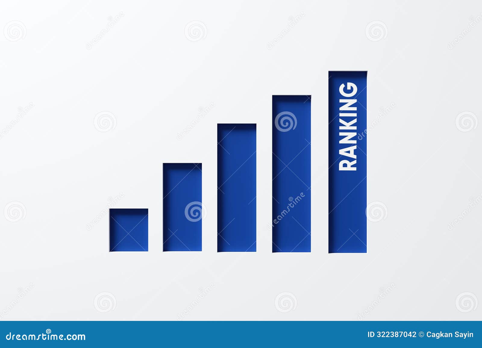 Increasing Rating or Ranking Stock Illustration - Illustration of score ...