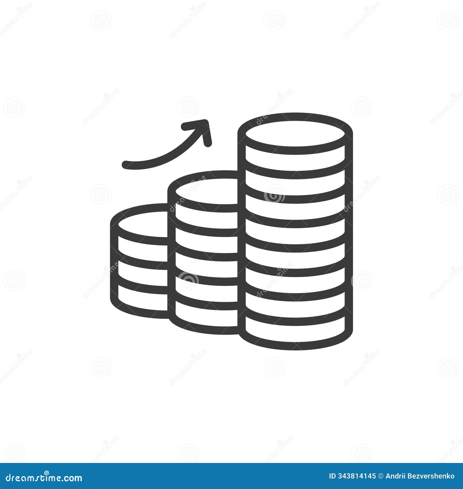 Increasing Server Capacity, Icon in Line Design. Increasing, Server ...