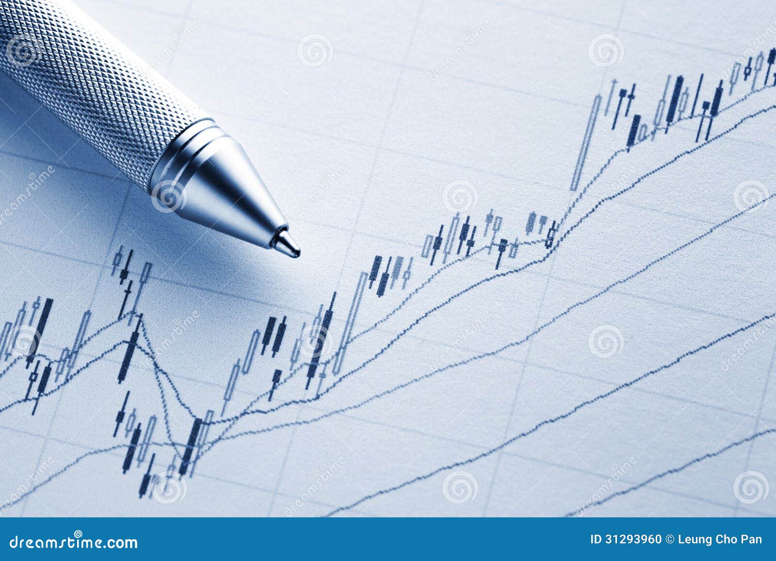 Increasing Stock Market Graph Stock Photo - Image of data, traders ...