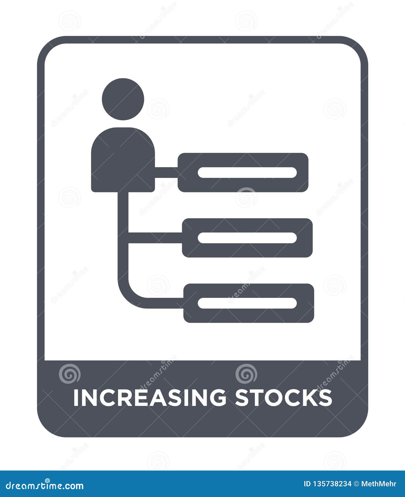 Increasing Stocks Icon in Trendy Design Style. Increasing Stocks Icon ... Increasing Stocks Icon in Trendy Design Style. Increasing Stocks Icon ...
