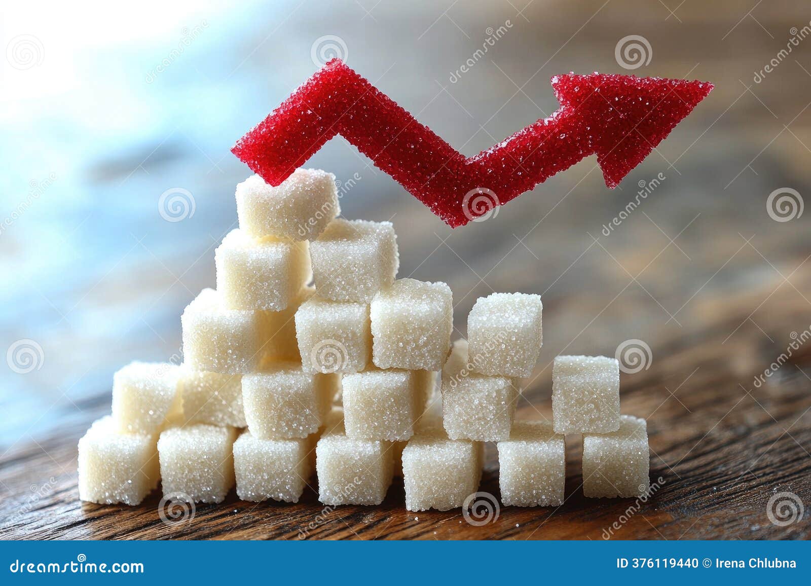 Sugar Consumption Landing Page Template. Tiny Characters At Huge Glass ...