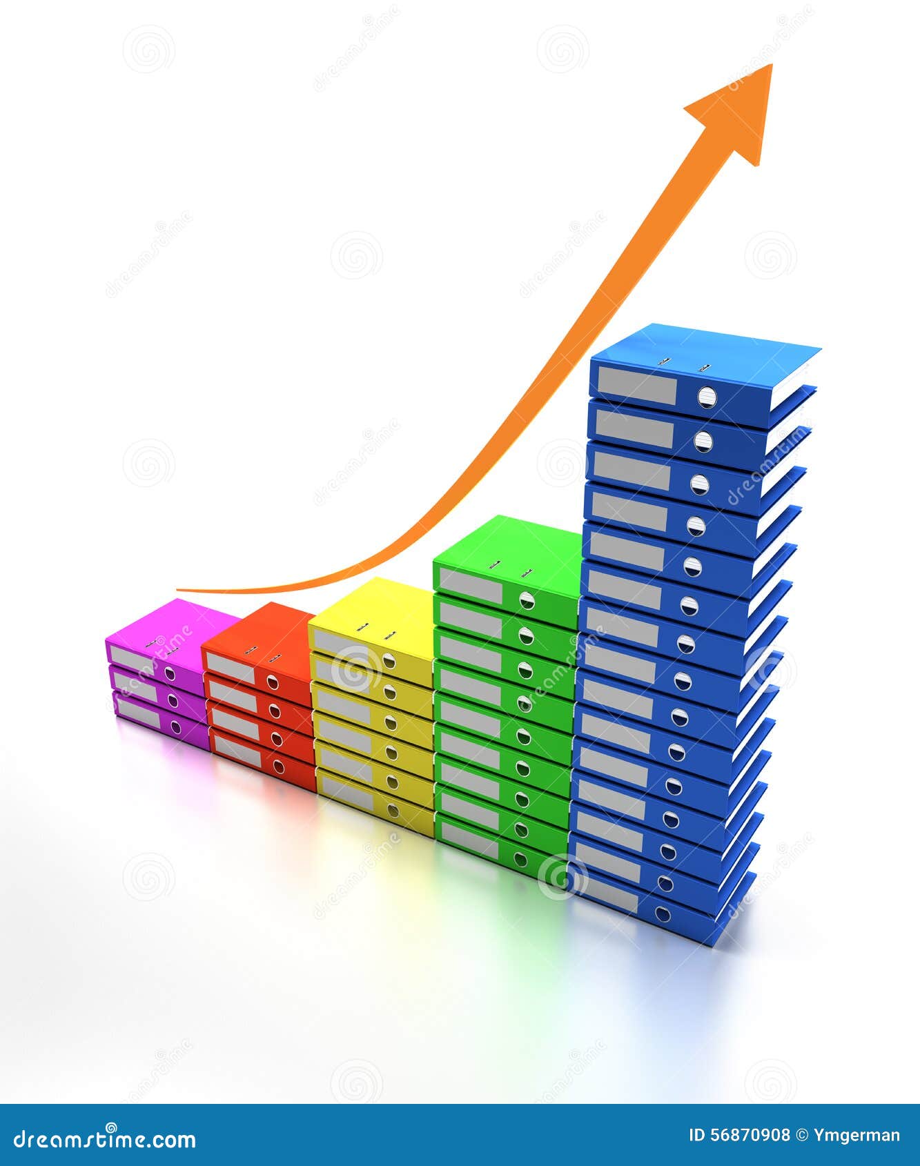 Increasing workload stock illustration. Illustration of render - 56870908