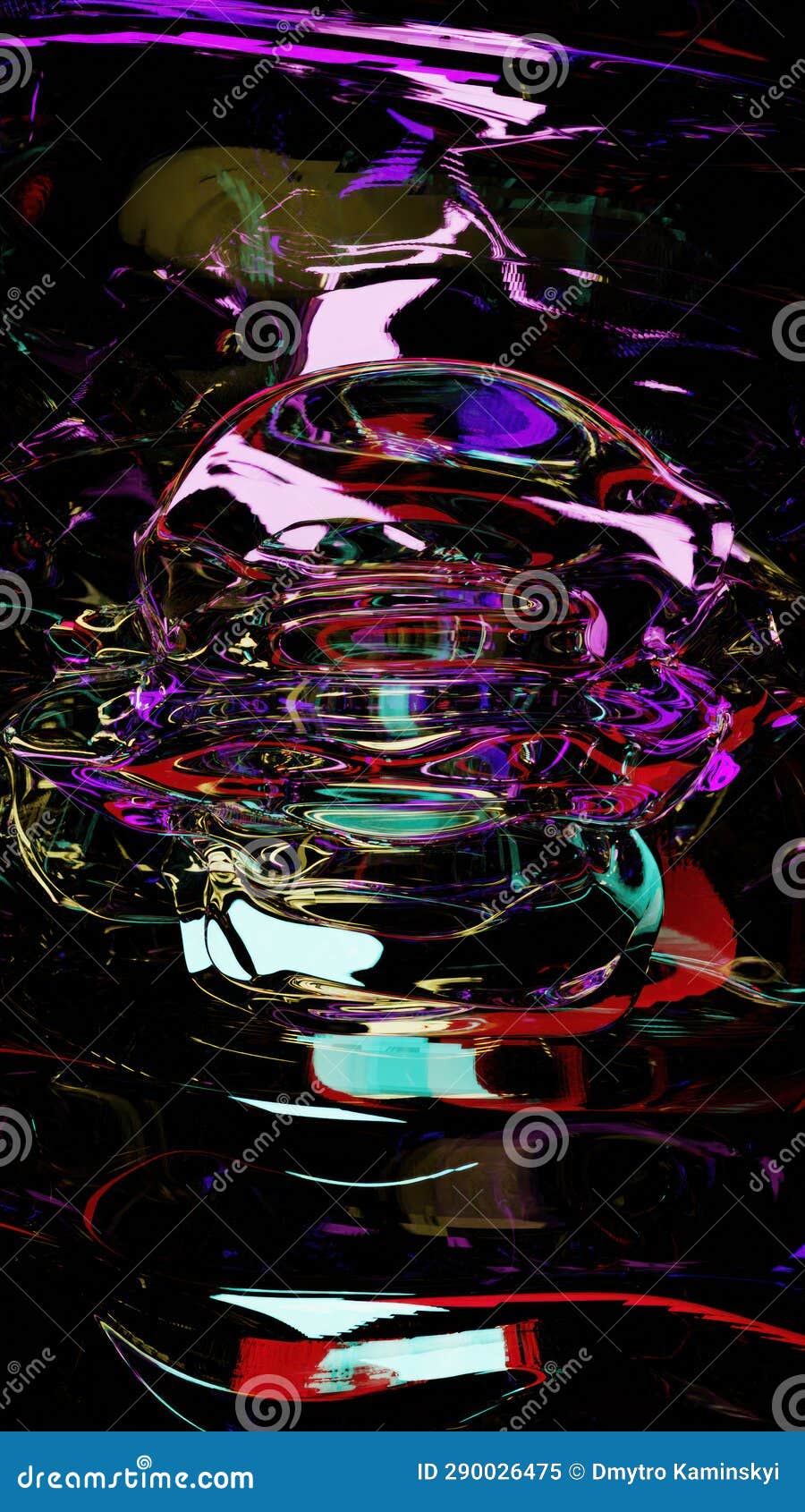 Incredible Abstract Colored Reflections of Light Stock Image - Image of ...