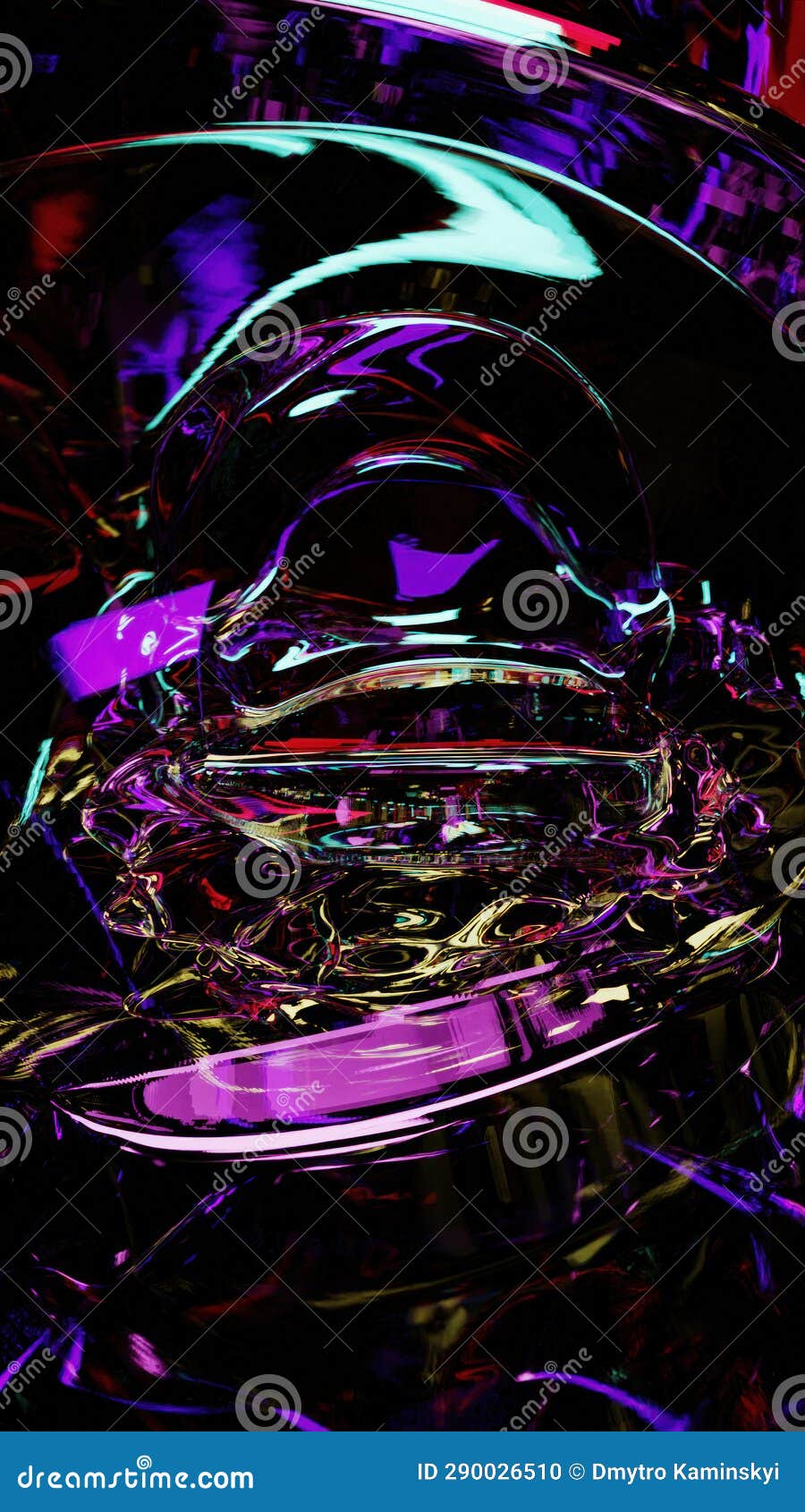 Incredible Abstract Colored Reflections of Light Stock Photo - Image of ...