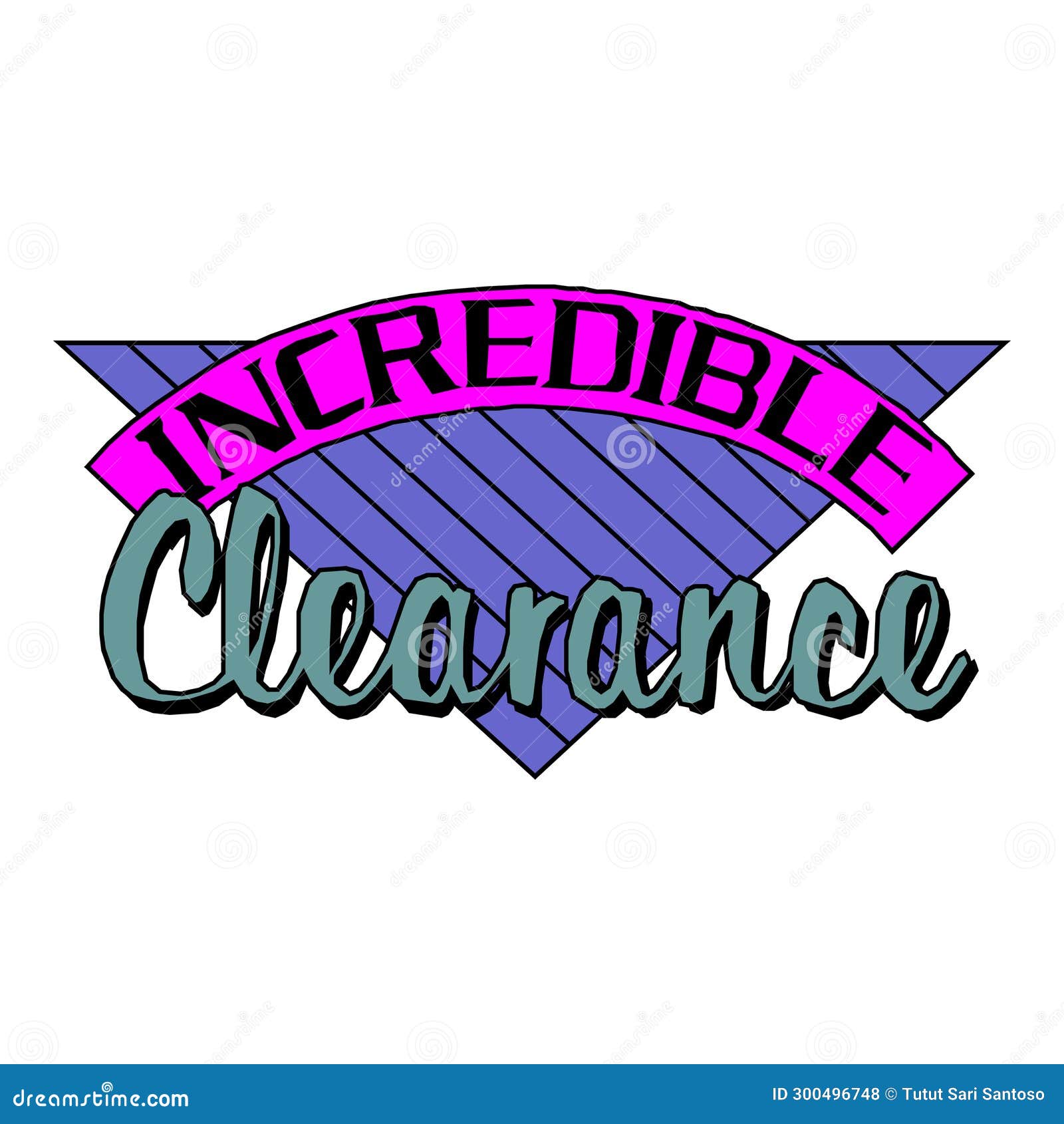 Incredible Clearance Sticker Stock Illustration - Illustration of ...