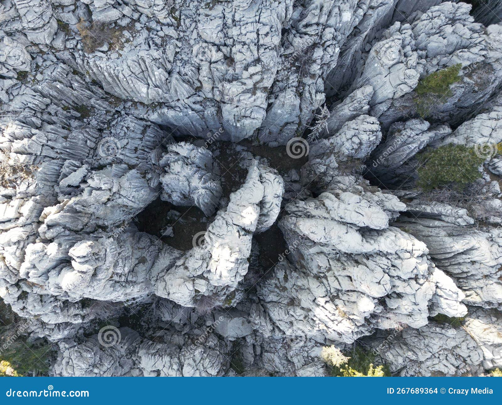 Incredible Geography in Deep Pits, Bowls and Wild Mountains Stock Photo ...