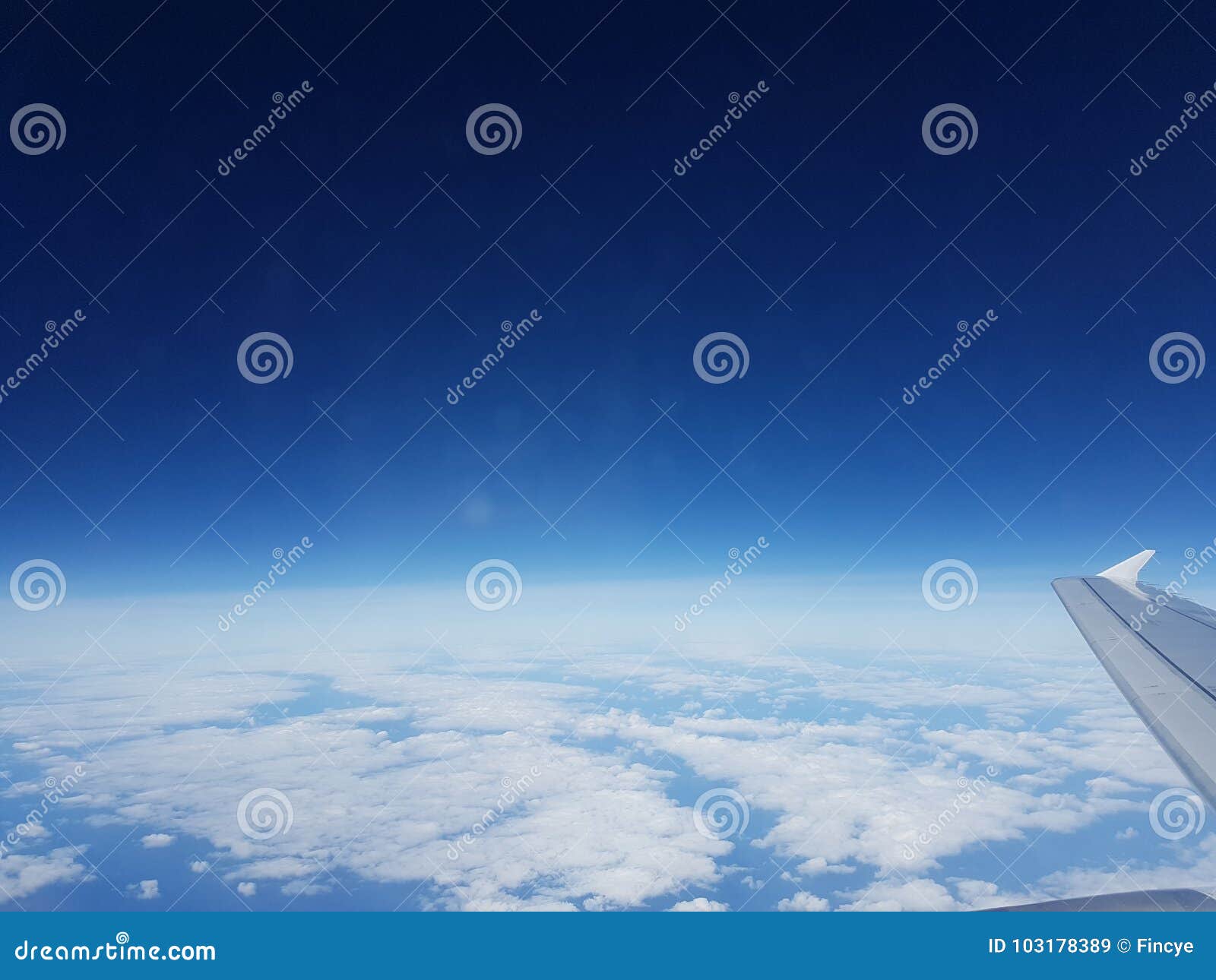 Earth from an Airplane stock image. Image of plane, view - 103178389