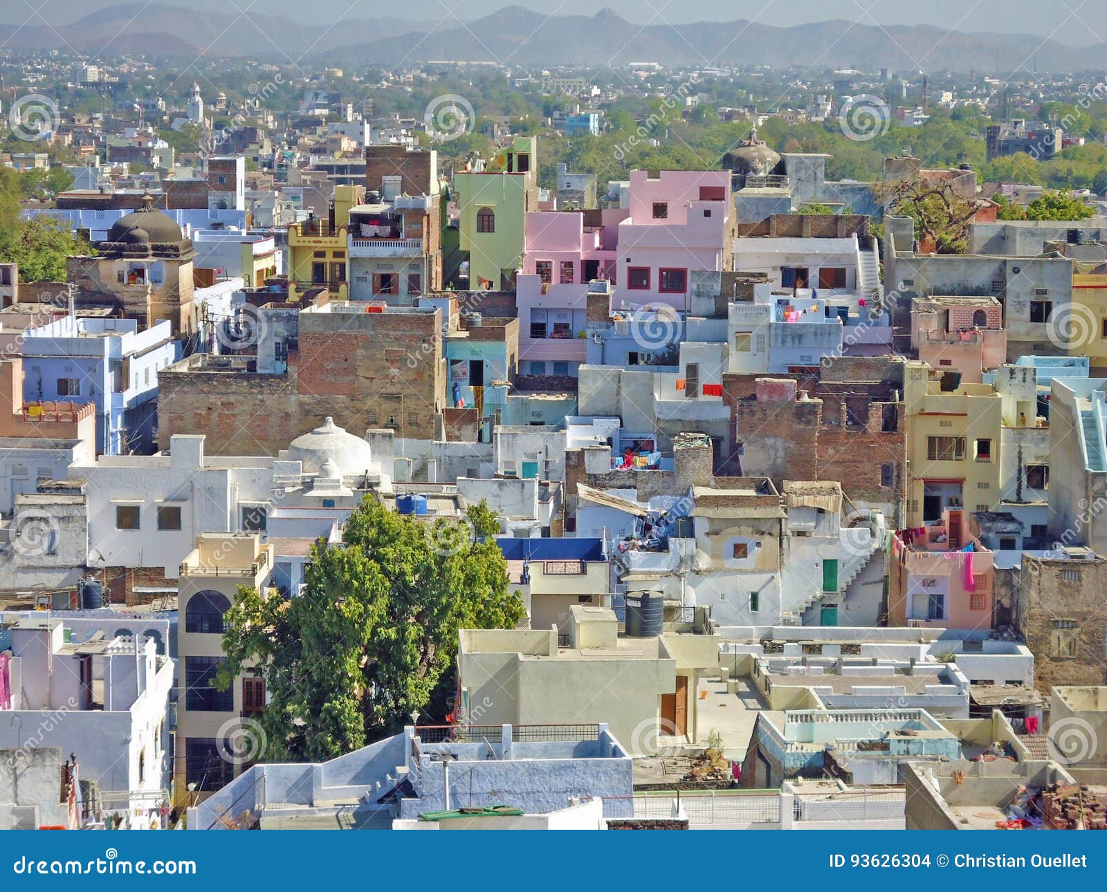 Beautiful Andd Colorful Cityscape in India Stock Photo - Image of city ...