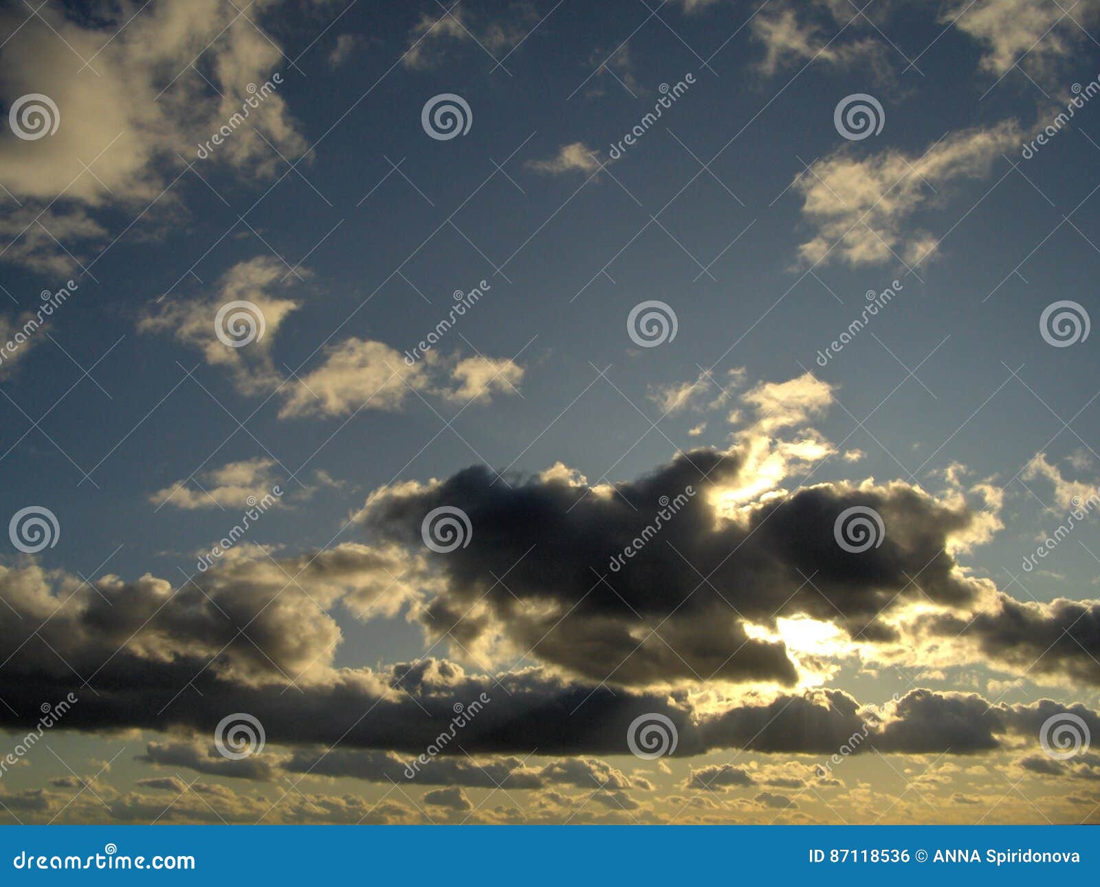 Incredible overcast sky. stock photo. Image of wallpaper - 87118536