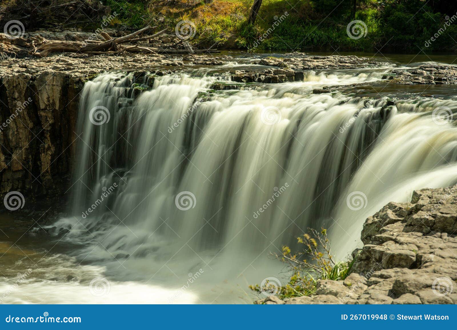 The Incredible Power Iof Water As the River Flows Trough the Haruru ...