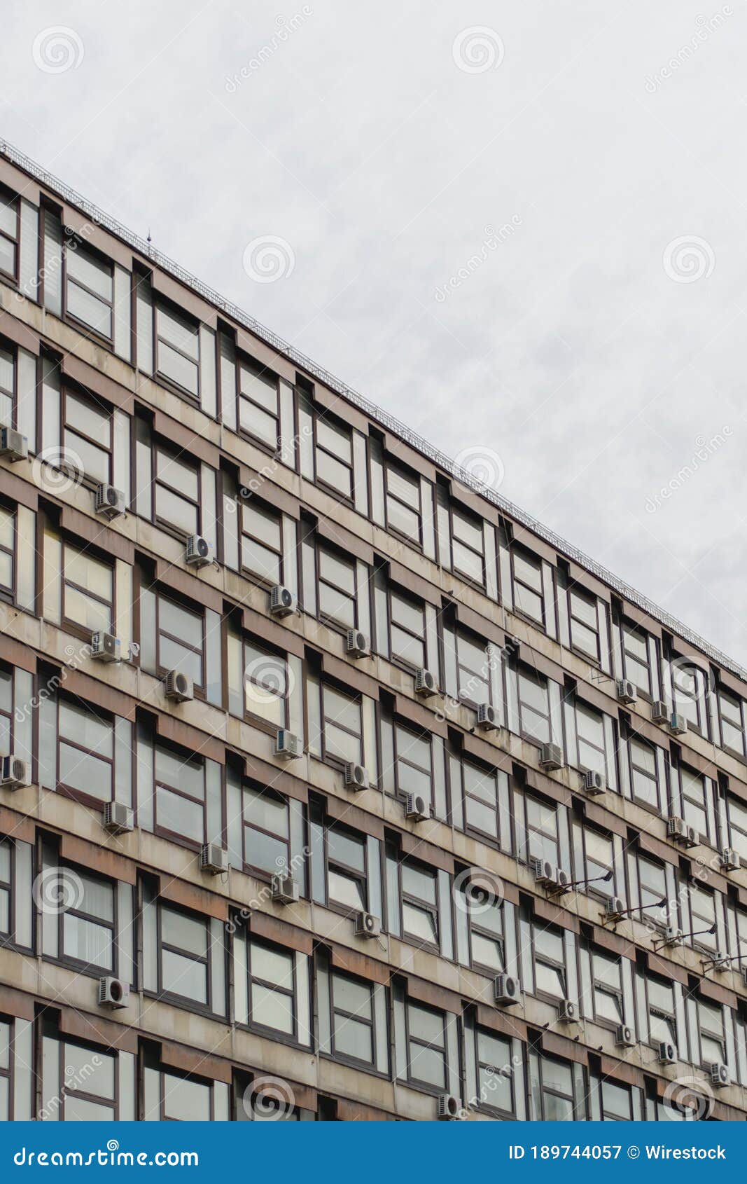 Incredible Shot of a Modern Building with Unique Architecture Stock ...