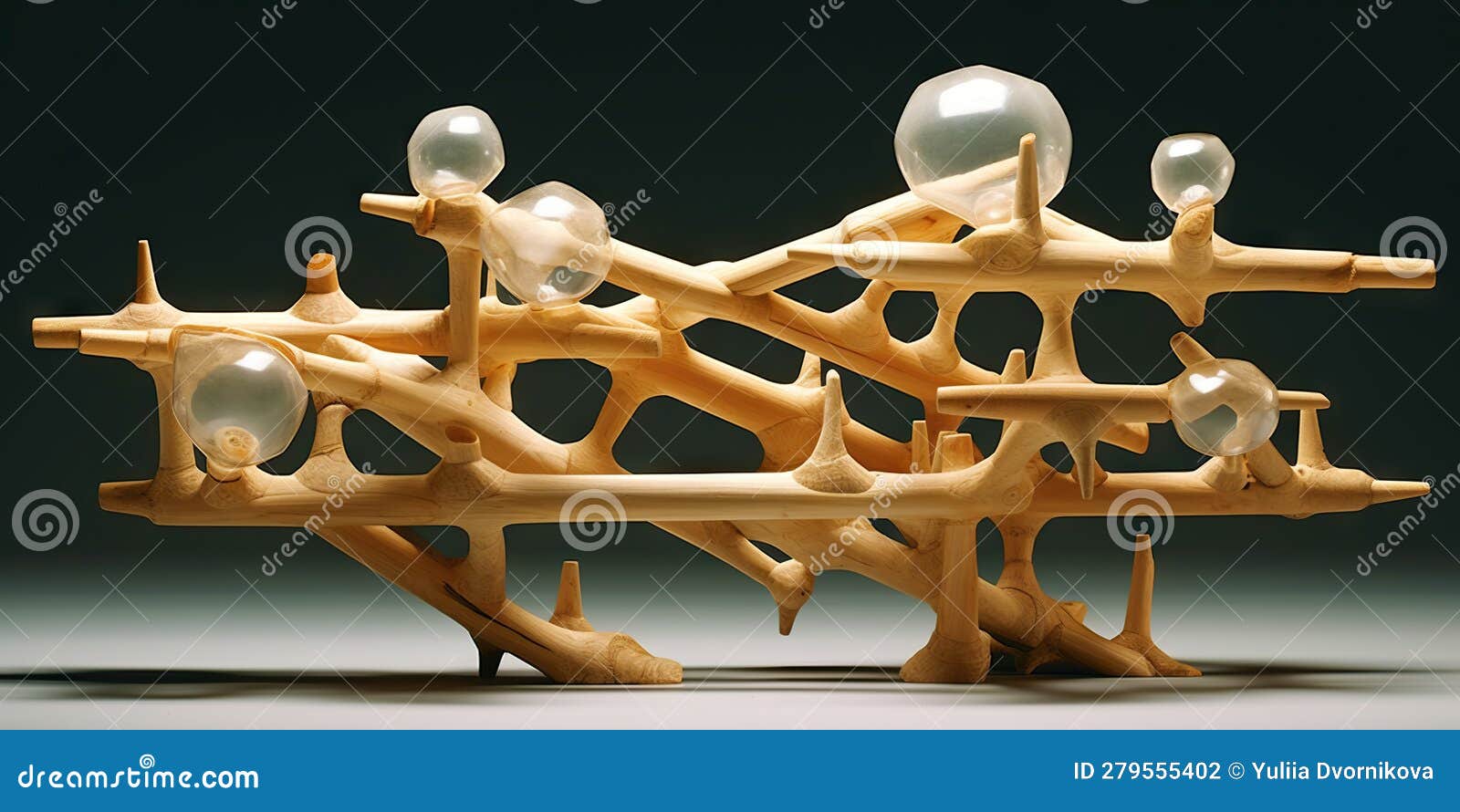 Incredible Structure Made of Sticks. Zen Mediation Concept Stock ...