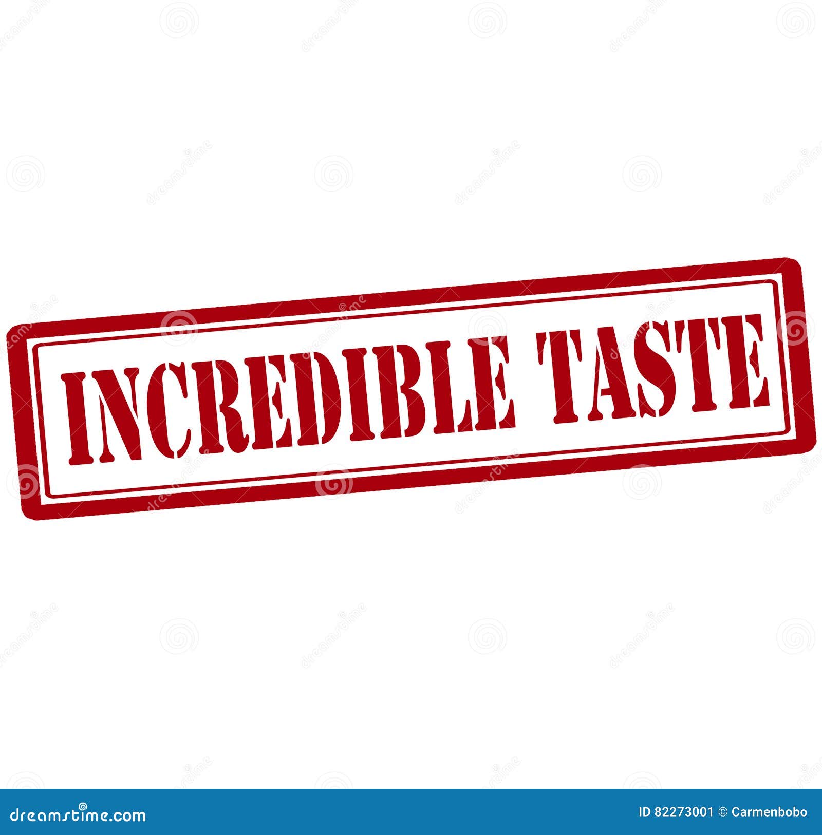 Incredible taste stock illustration. Illustration of ncredible - 82273001