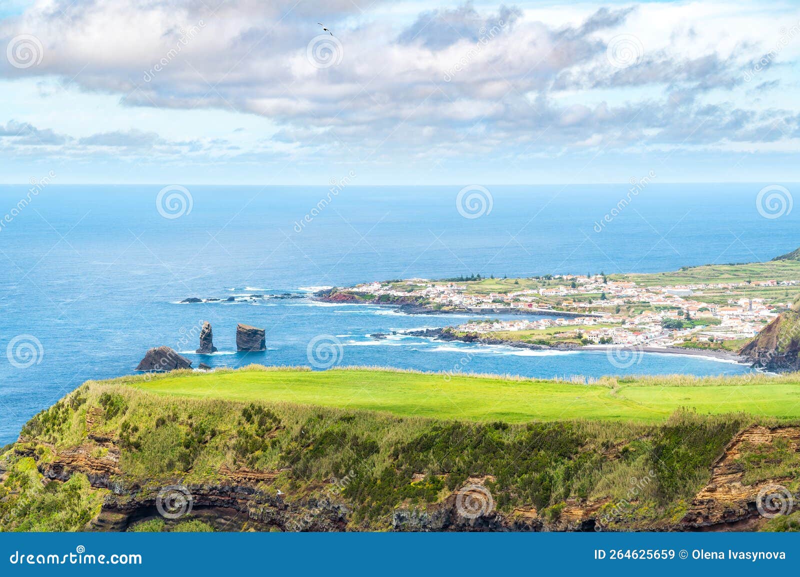 Incredibly Beautiful Coast of the Atlantic Ocean on One of the Azores ...