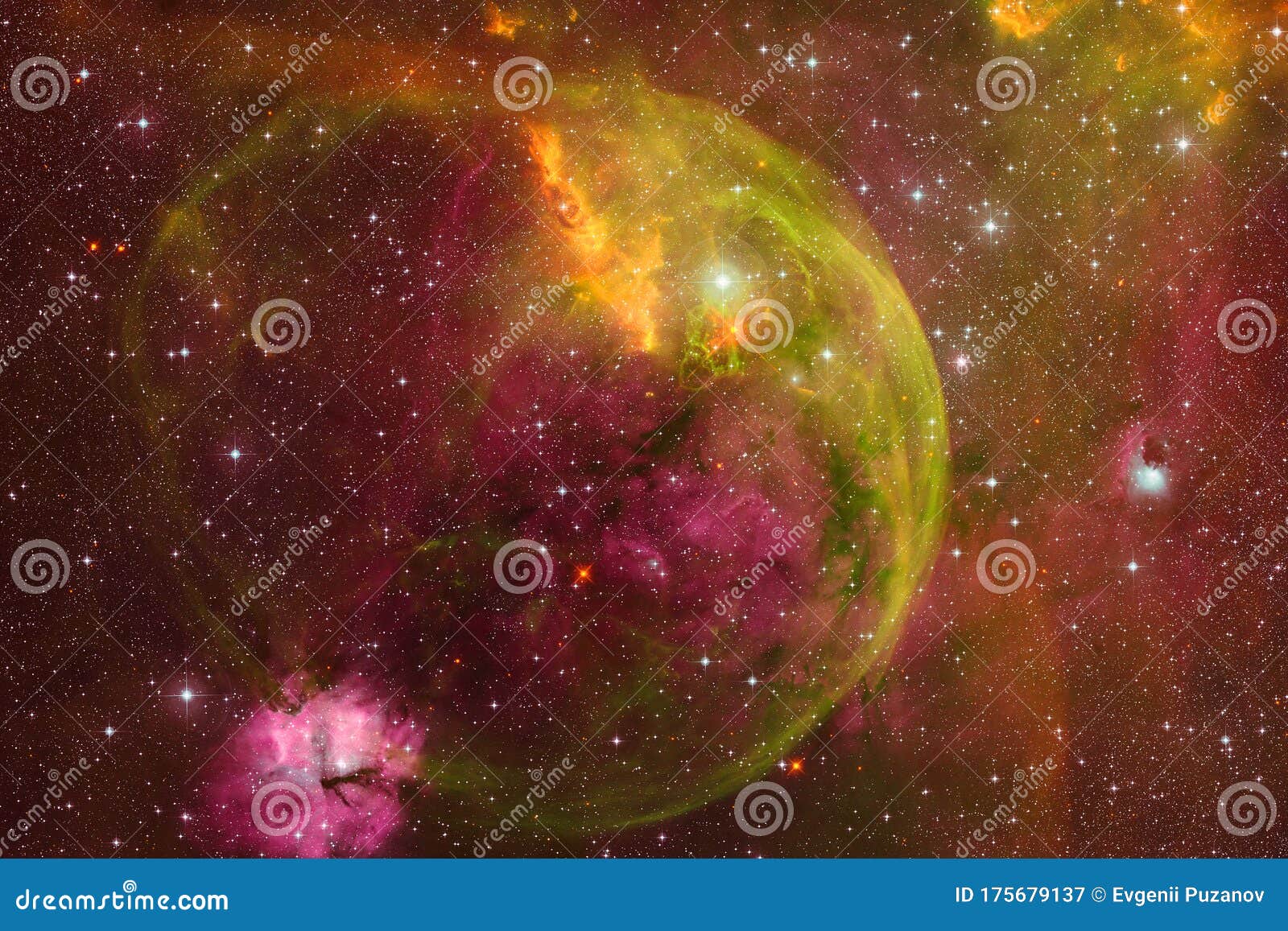 Incredibly Beautiful Galaxy in Outer Space Stock Image - Image of ...