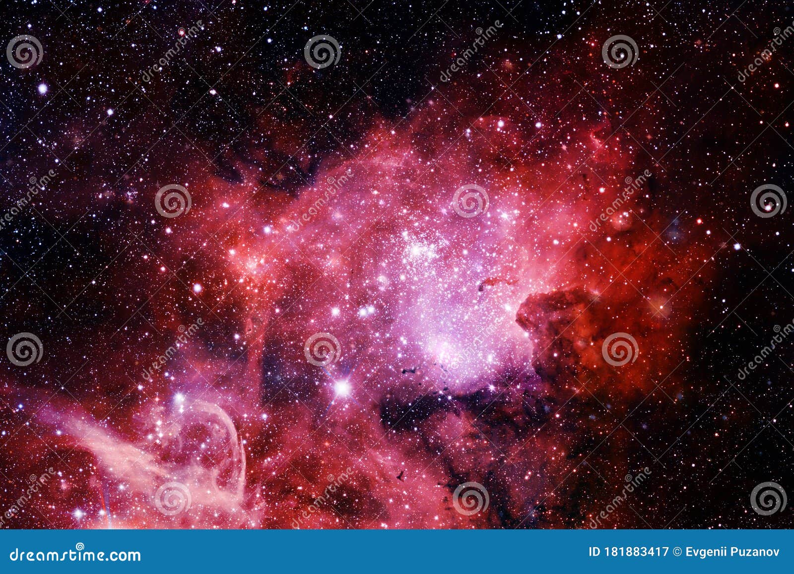 Incredibly Beautiful Galaxy in Outer Space Stock Image - Image of ...
