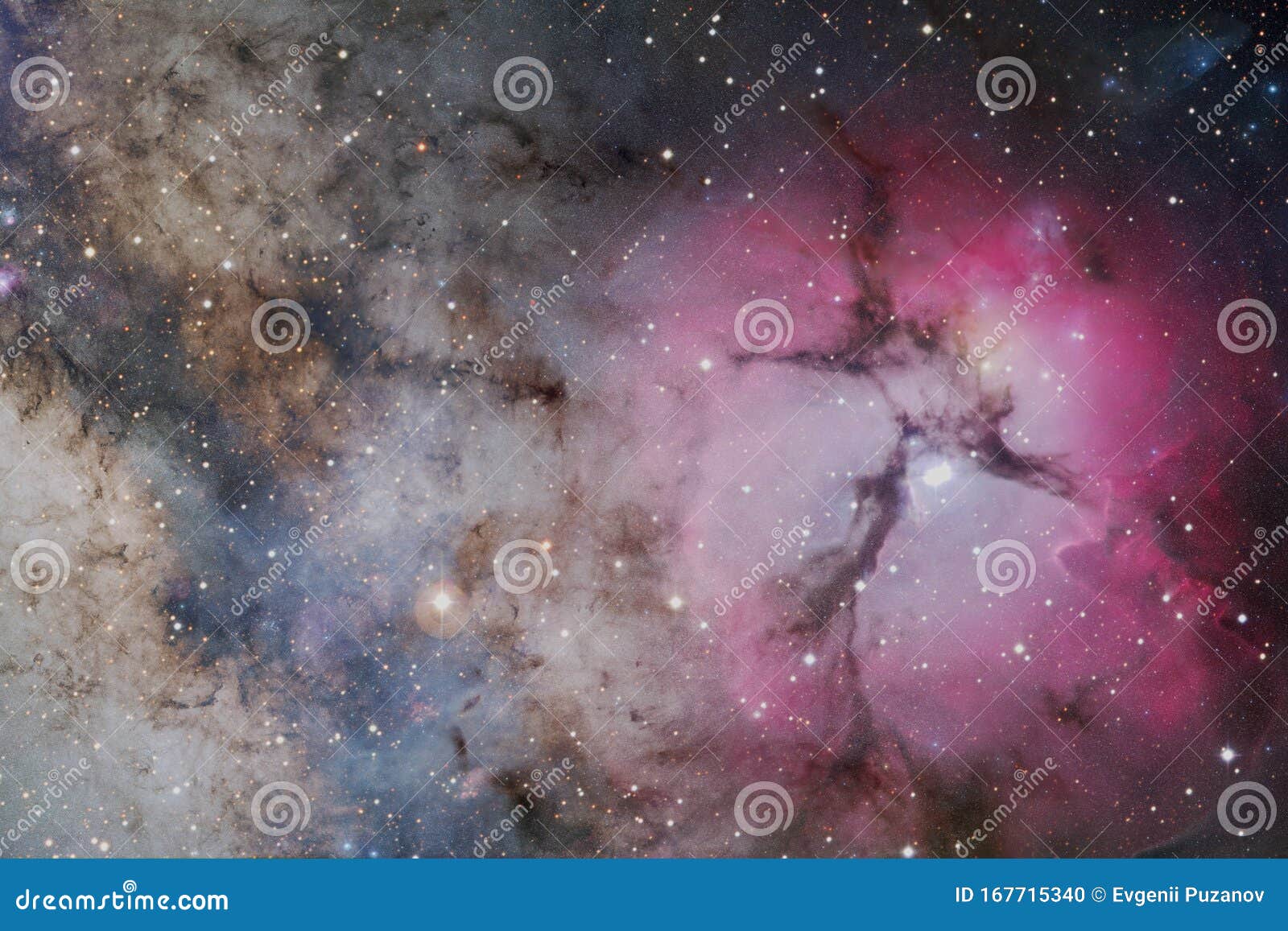 Incredibly Beautiful Galaxy in Outer Space Stock Photo - Image of ...