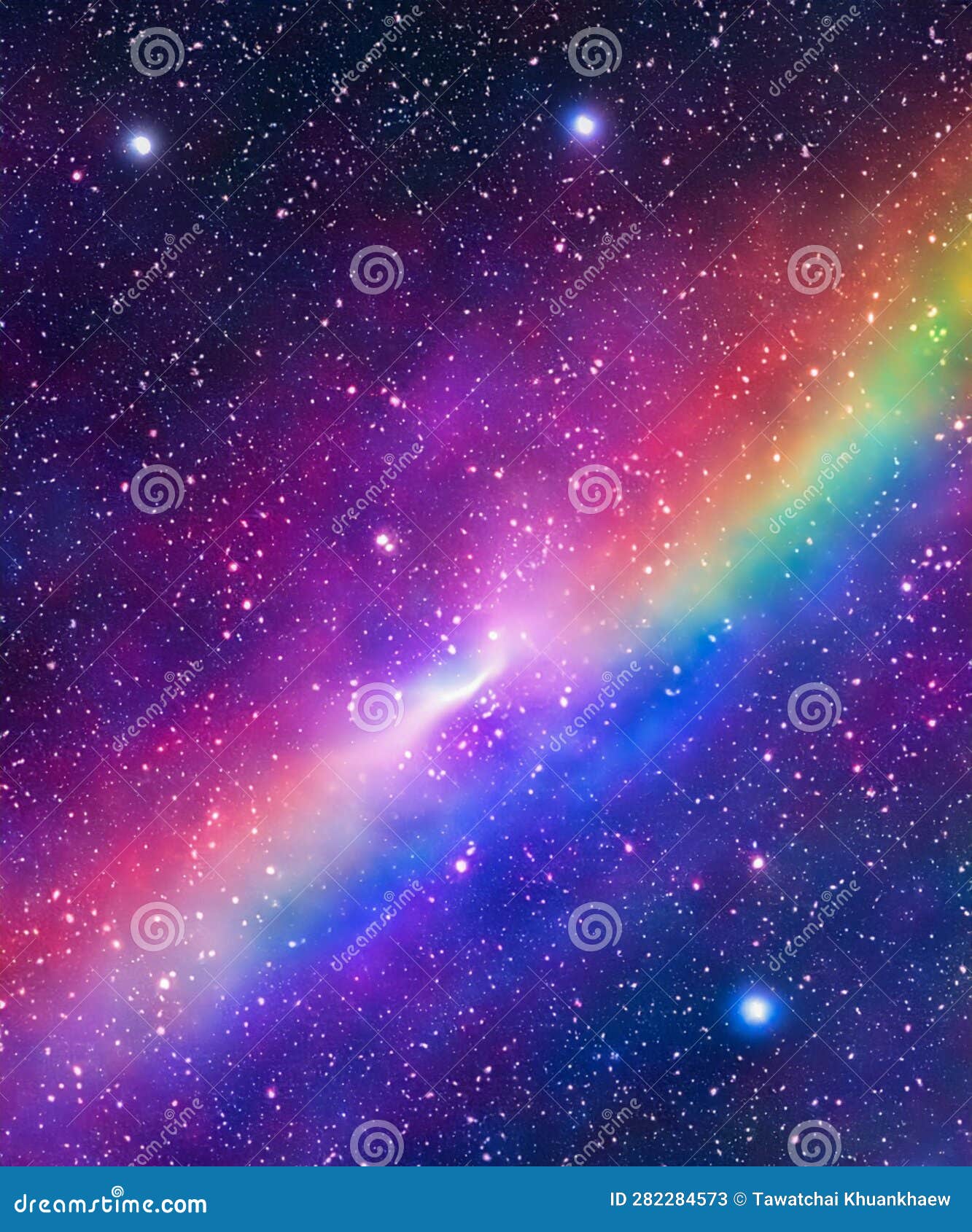 Incredibly Beautiful Galaxy in Outer Space. Nebula Night Starry Sky in ...