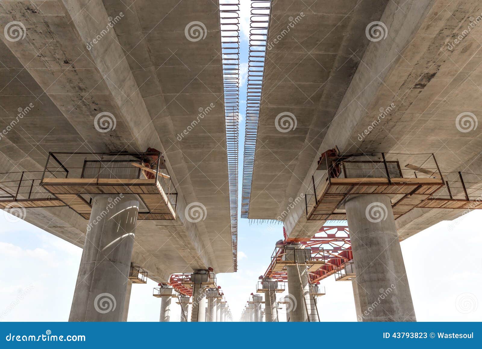 Incremental launching stock image. Image of freeway, flyover - 43793823