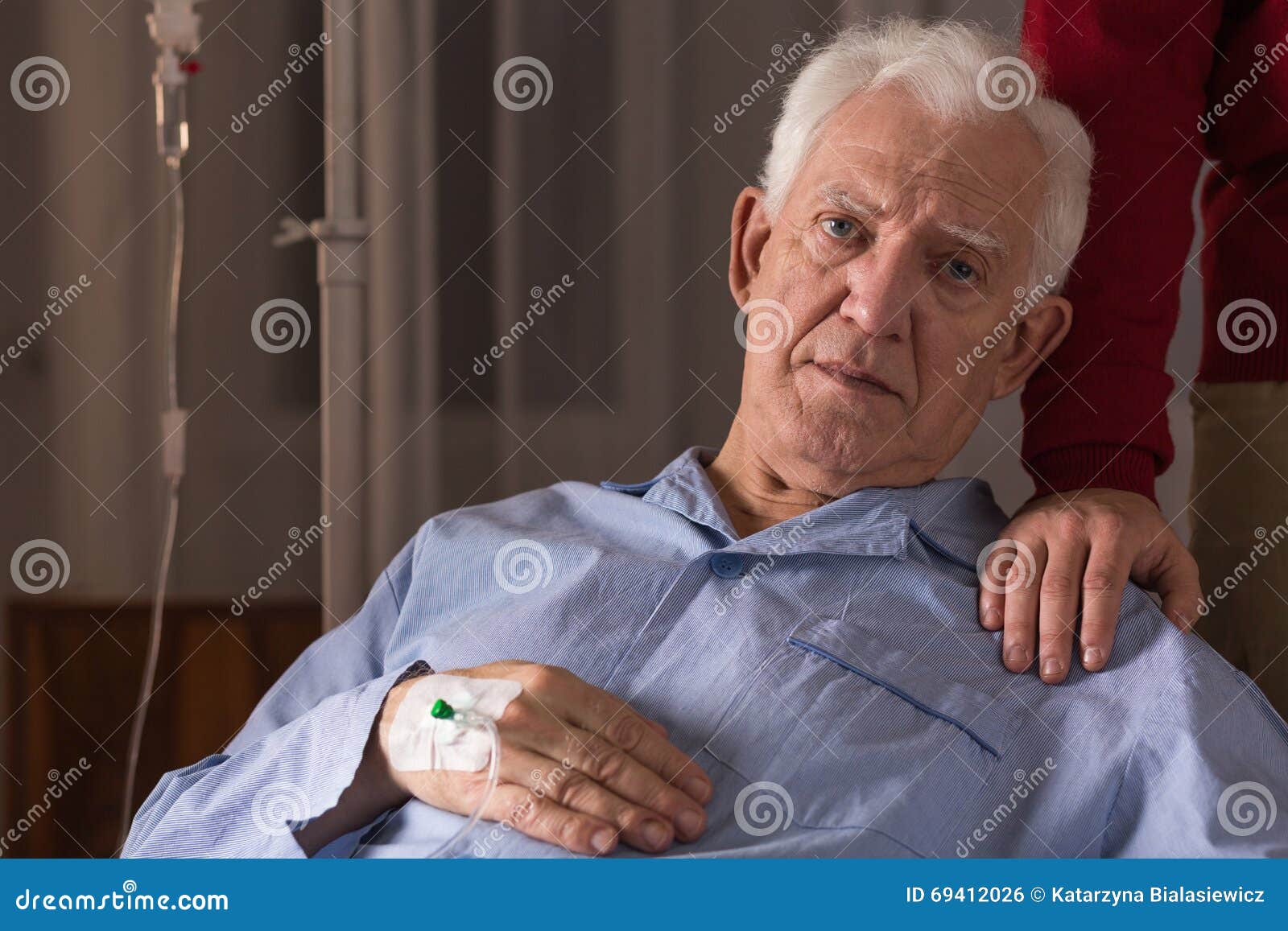 Incurable ill man stock photo. Image of mood, disease - 69412026