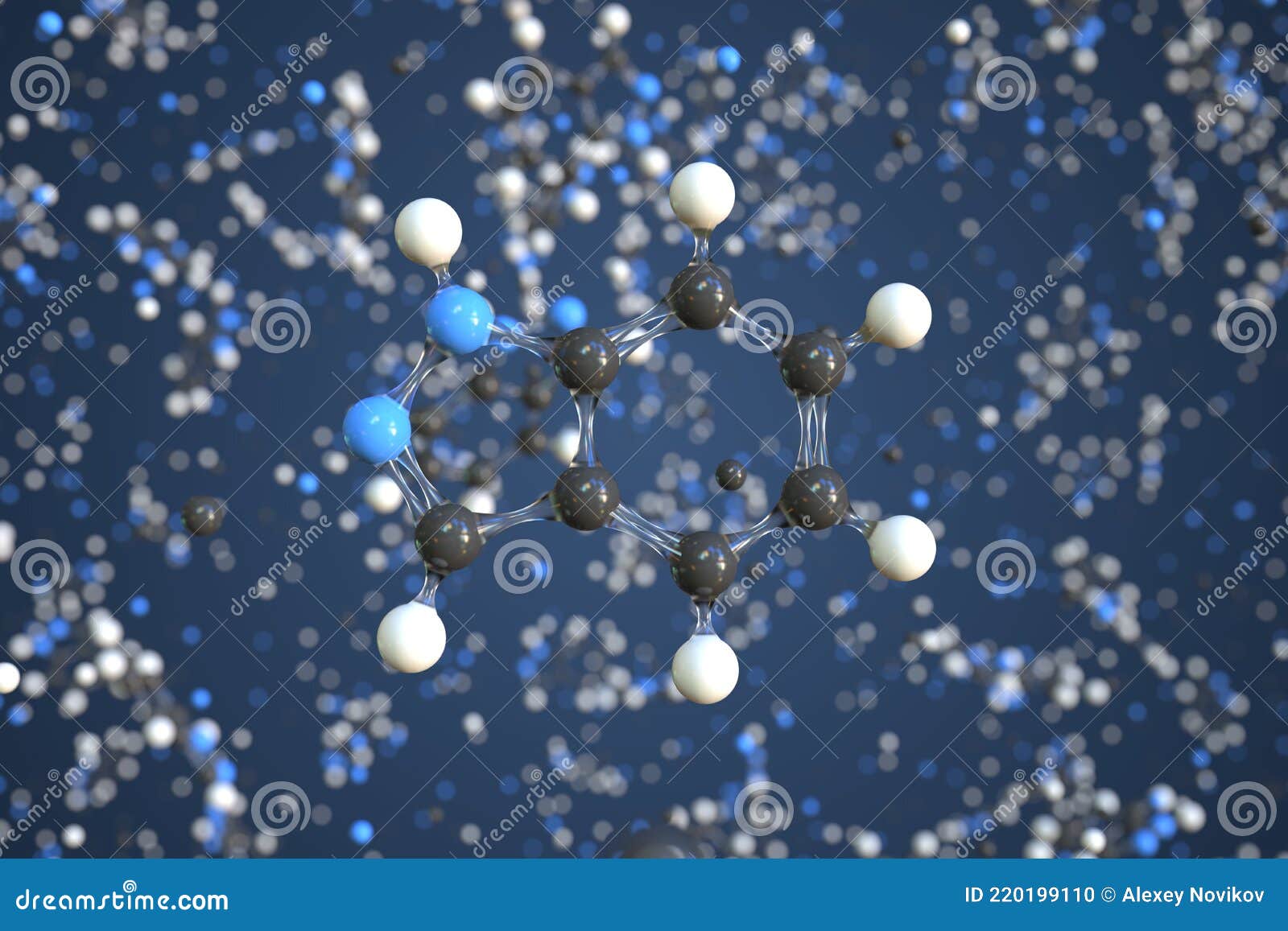 Indazole Molecular Structure, 3d Model Molecule, Isoindazole ...