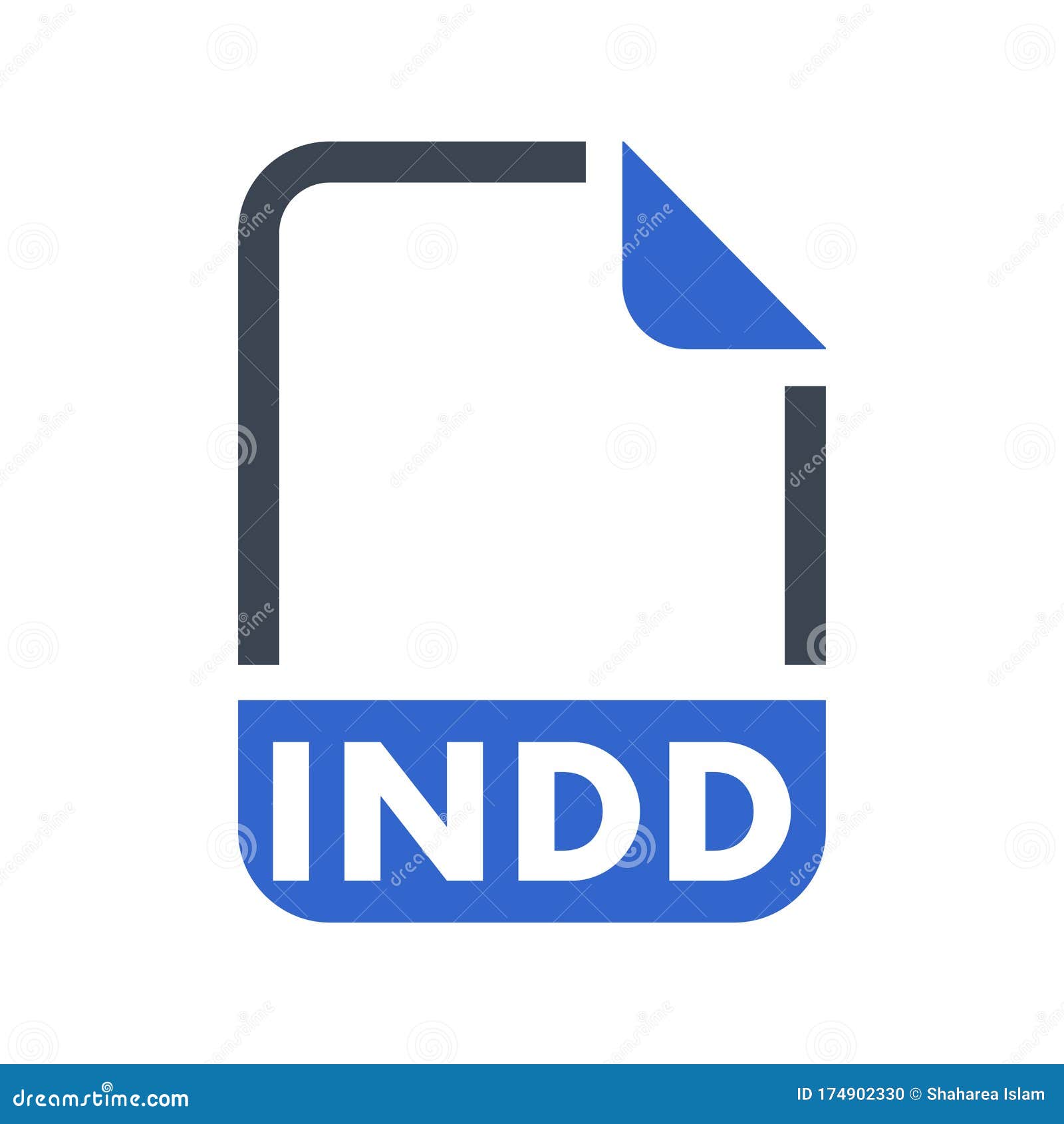INDD File format icon stock vector. Illustration of icon - 174902330