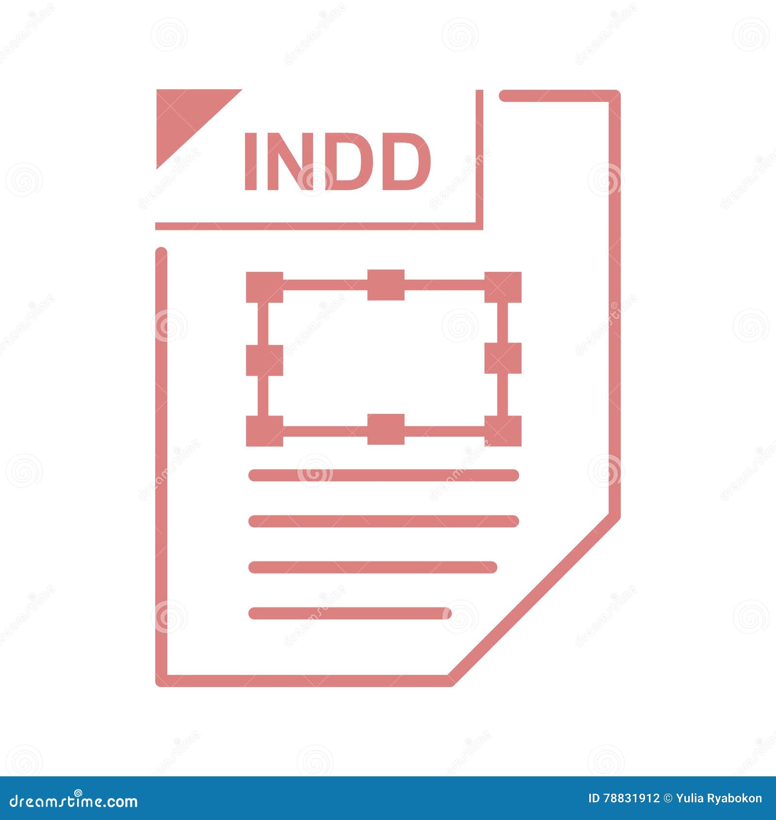Indd Icon In Trendy Design Style. Indd Icon Isolated On White ...