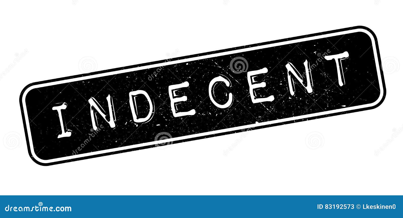 Indecent rubber stamp stock illustration. Illustration of concept ...