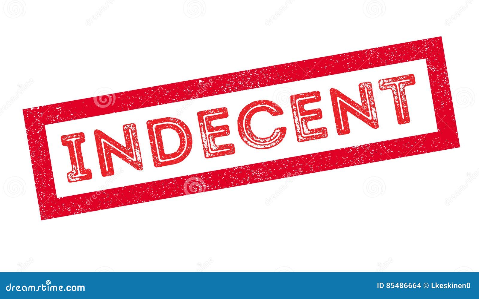 Indecent rubber stamp stock illustration. Illustration of racy - 85486664