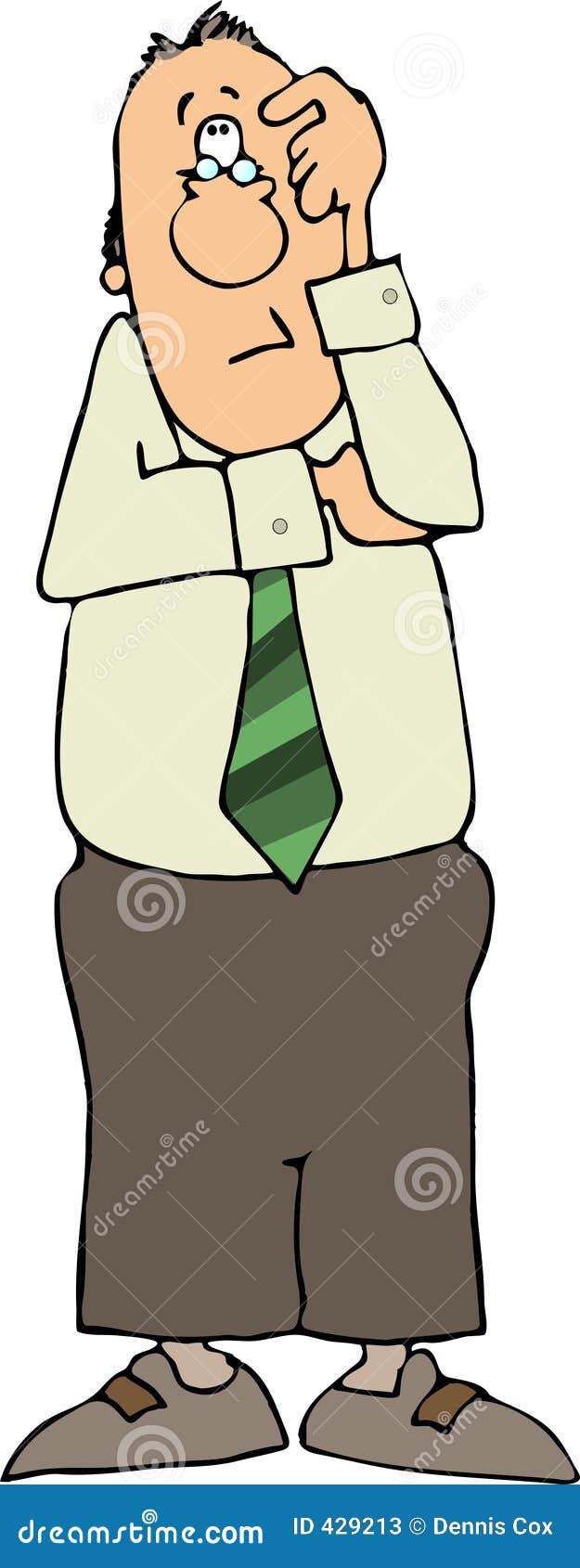 Indecision stock illustration. Illustration of humor, decision - 429213