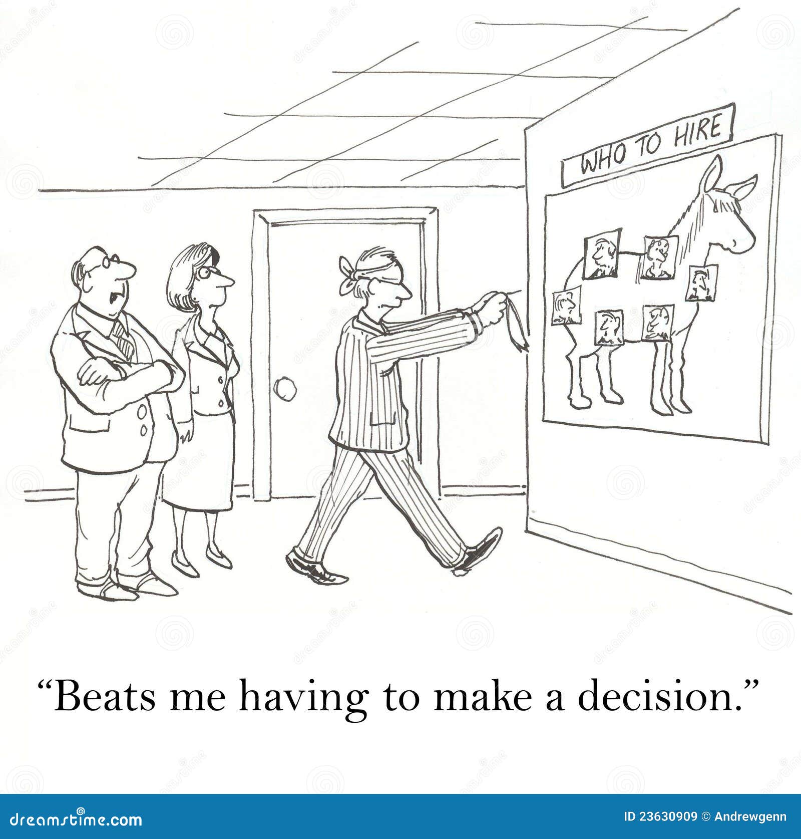 Indecisive Leadership stock illustration. Illustration of employment ...