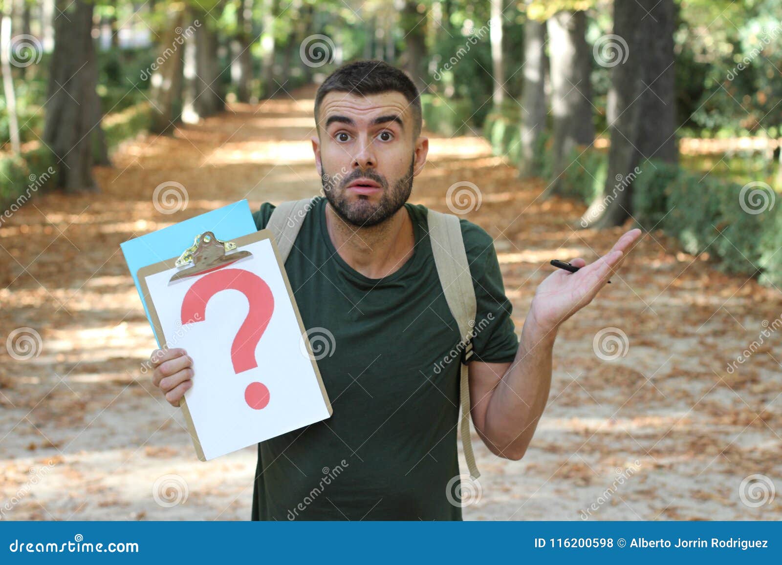 Indecisive Male with a Major Doubt Stock Photo - Image of idea, idiom ...