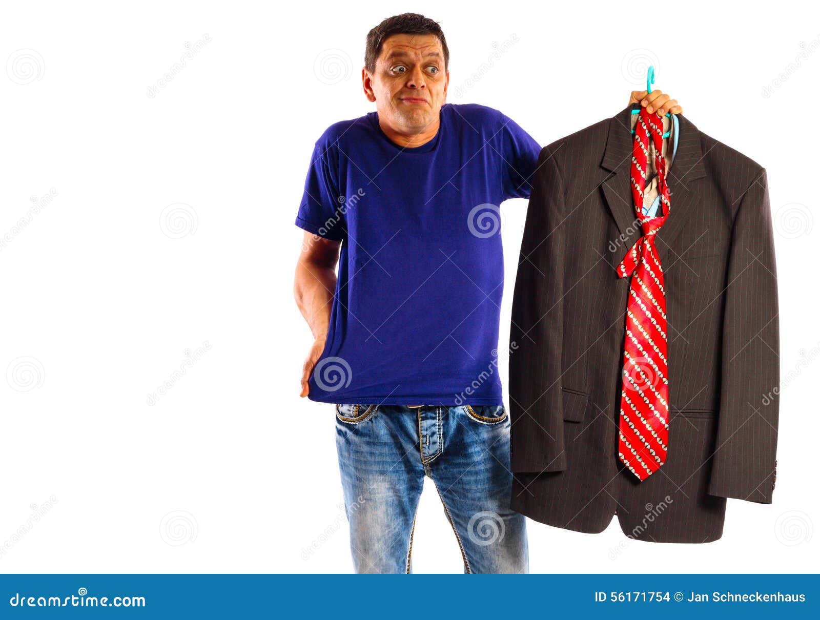 Indecisive man stock photo. Image of businessman, decide - 56171754