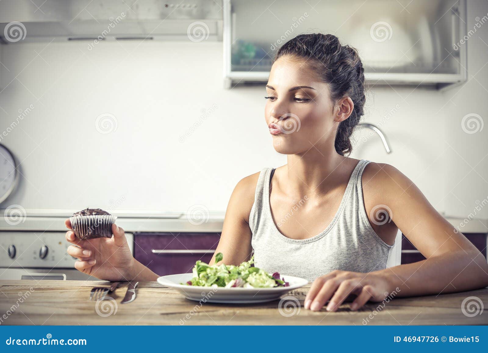 Indeciso foto de archivo. Imagen de dulce, sano, indeciso - 46947726