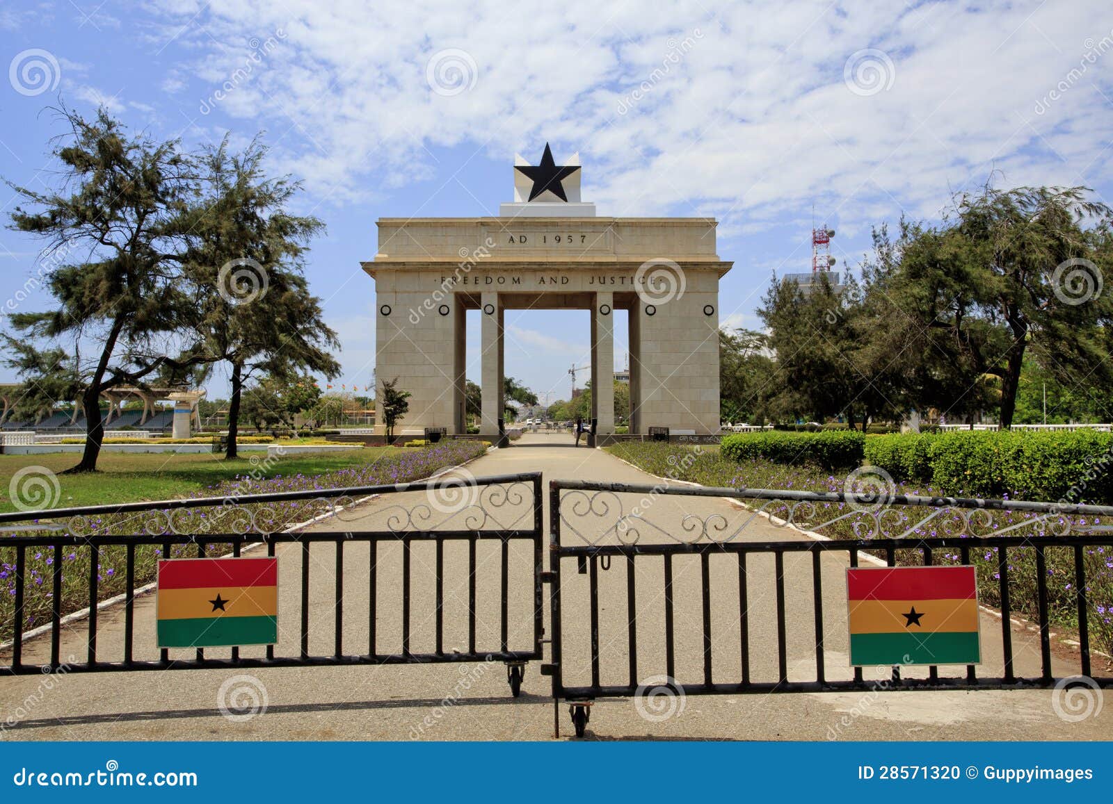 Independence Arch stock photo. Image of freedom, yellow - 28571320