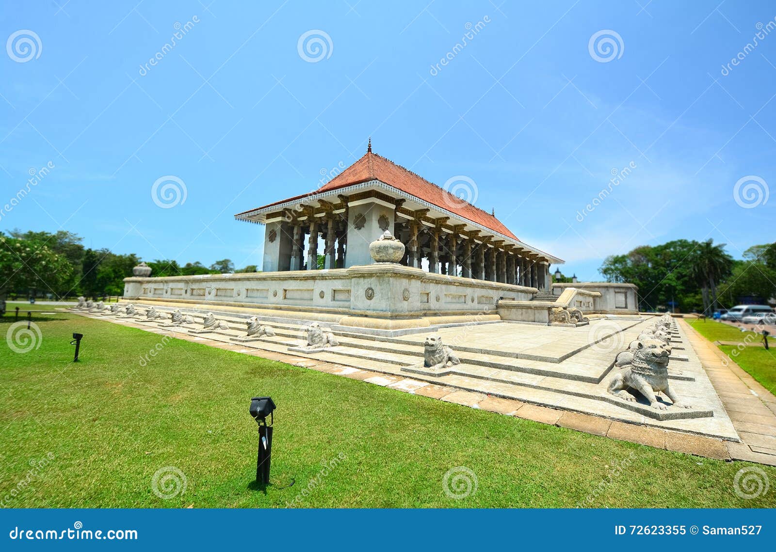Independence Commemoration Hall, Sri Lanka Stock Image - Image of ...
