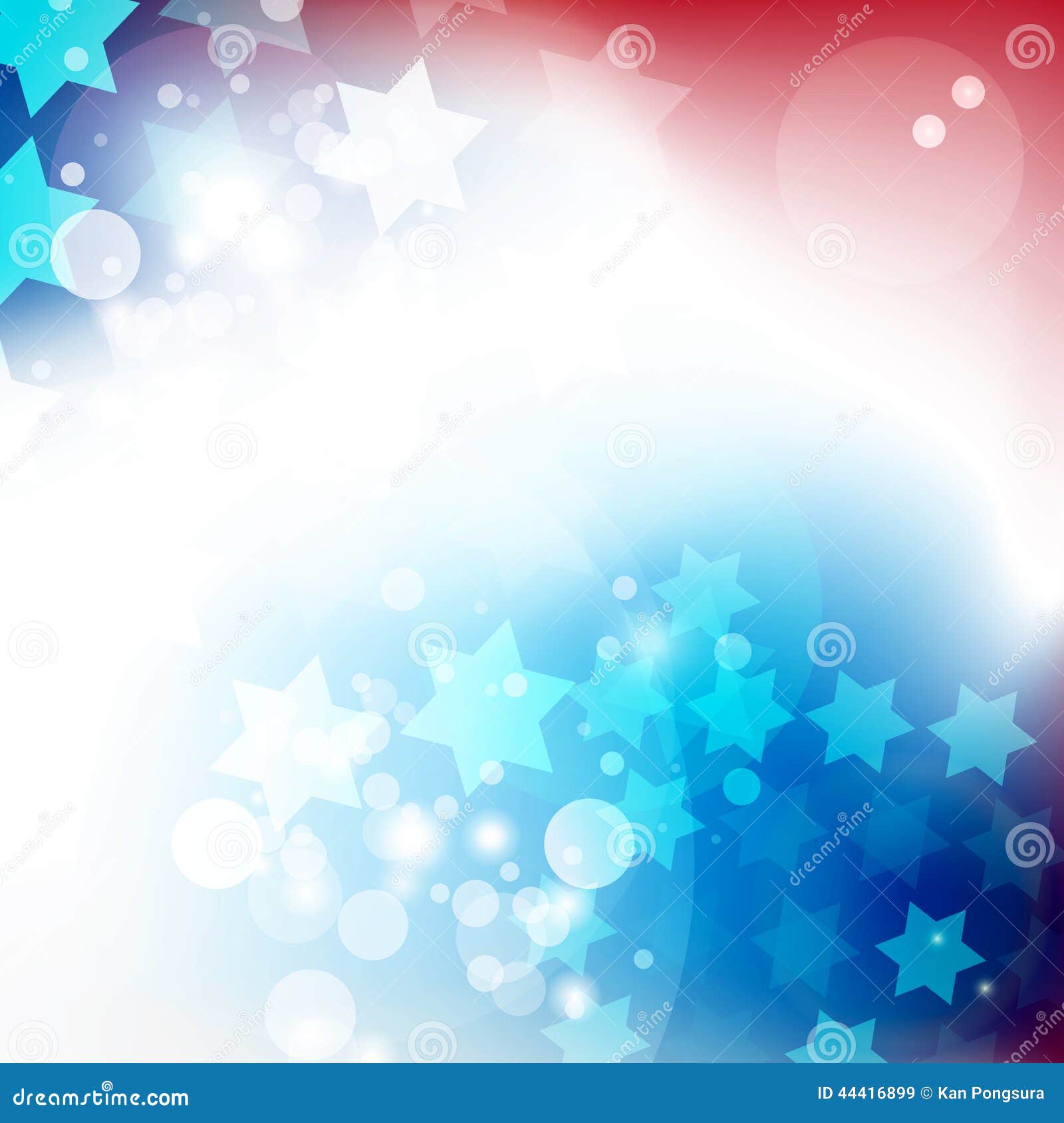 Independence Day Abstract Background Stock Vector - Illustration of ...