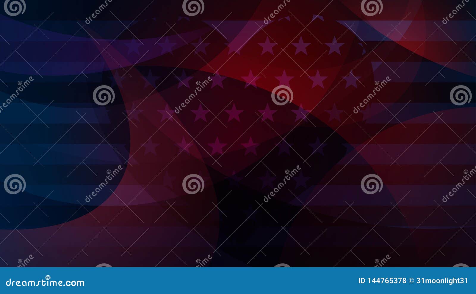 Independence Day Abstract Background Stock Vector - Illustration of ...