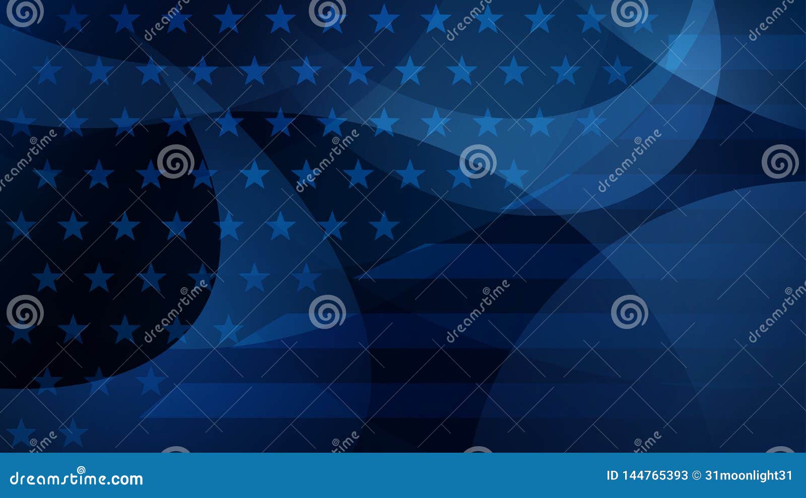 Independence Day Abstract Background Stock Vector - Illustration of ...