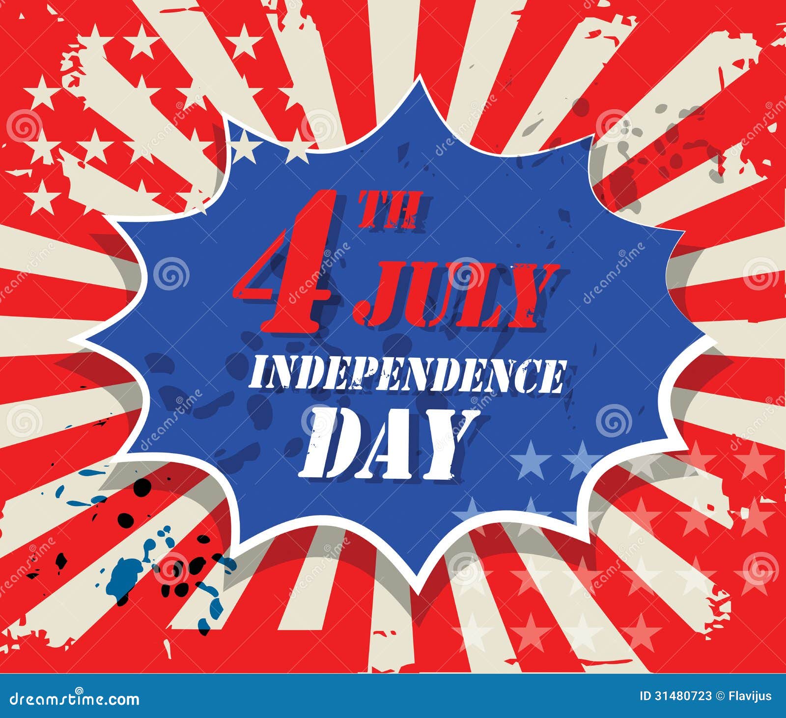 Independence day abstract stock vector. Illustration of holiday - 31480723