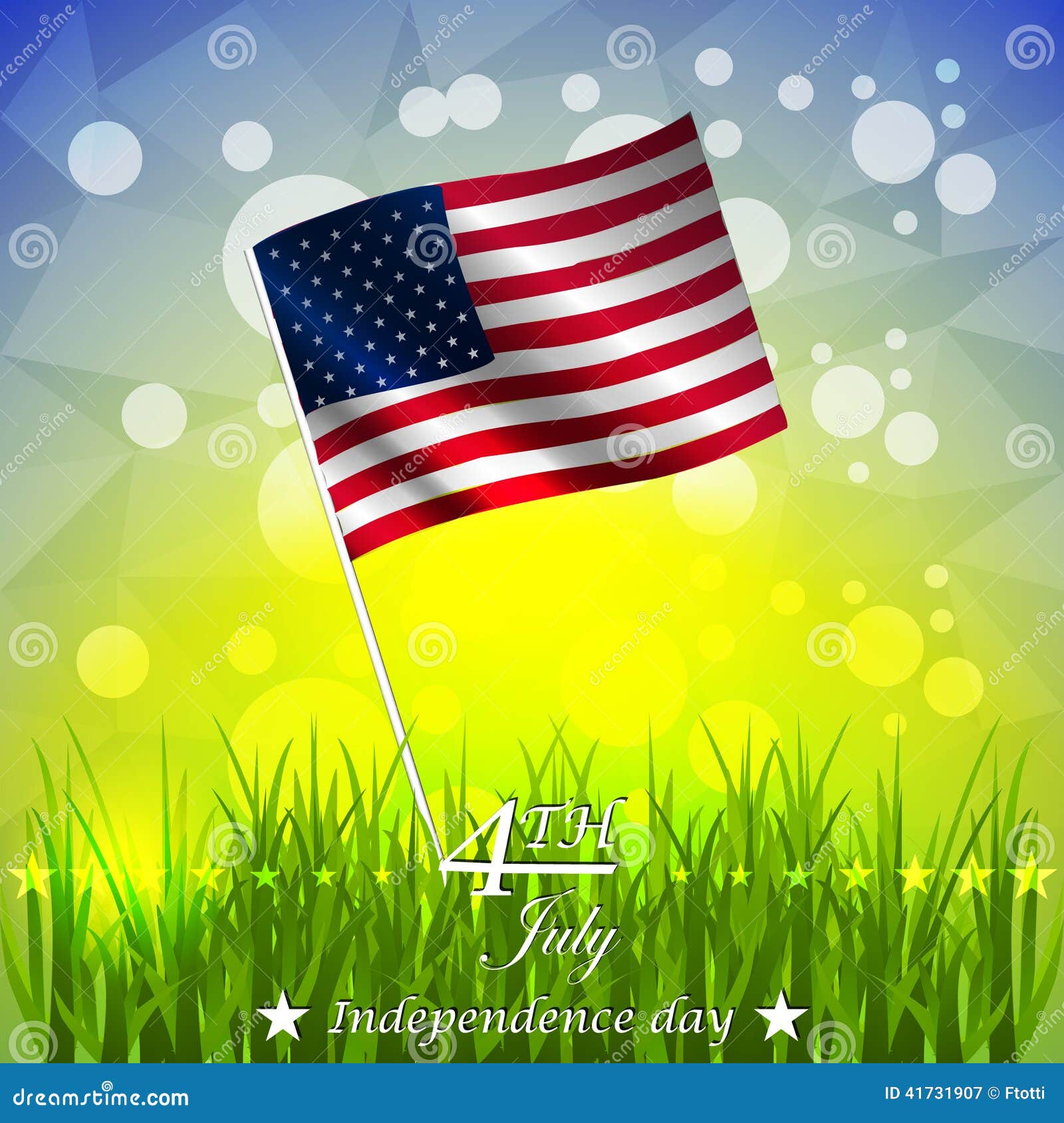 Independence Day, Background Stock Vector - Illustration of flag ...