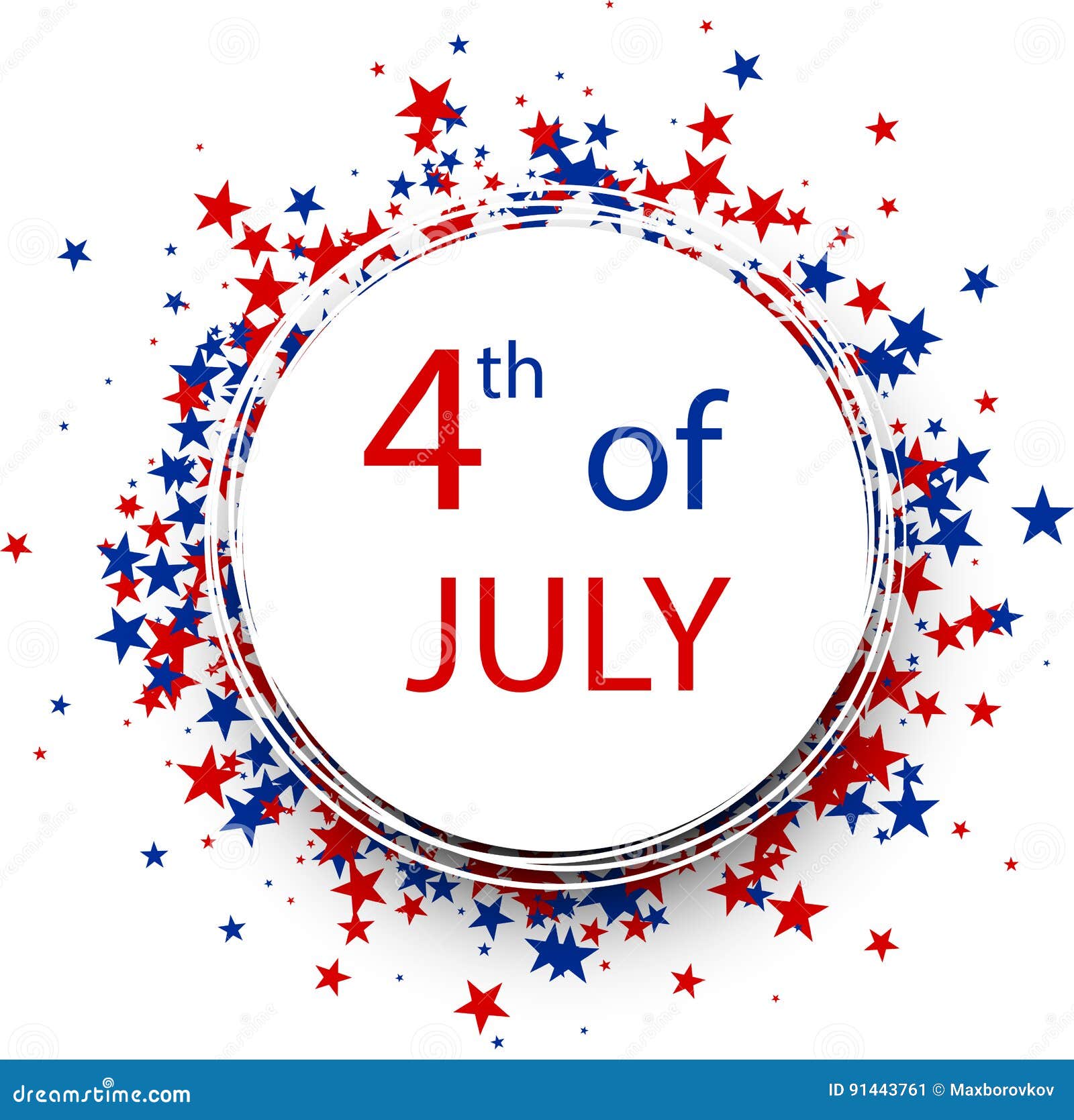 Independence Day Background. Stock Vector - Illustration of decoration ...