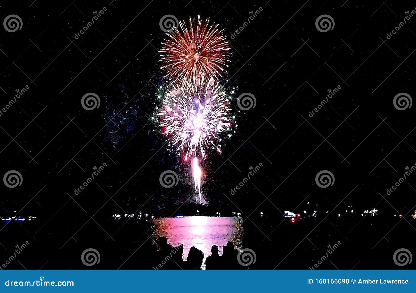 Independence Day Explosions Stock Photo - Image of colorful, river ...