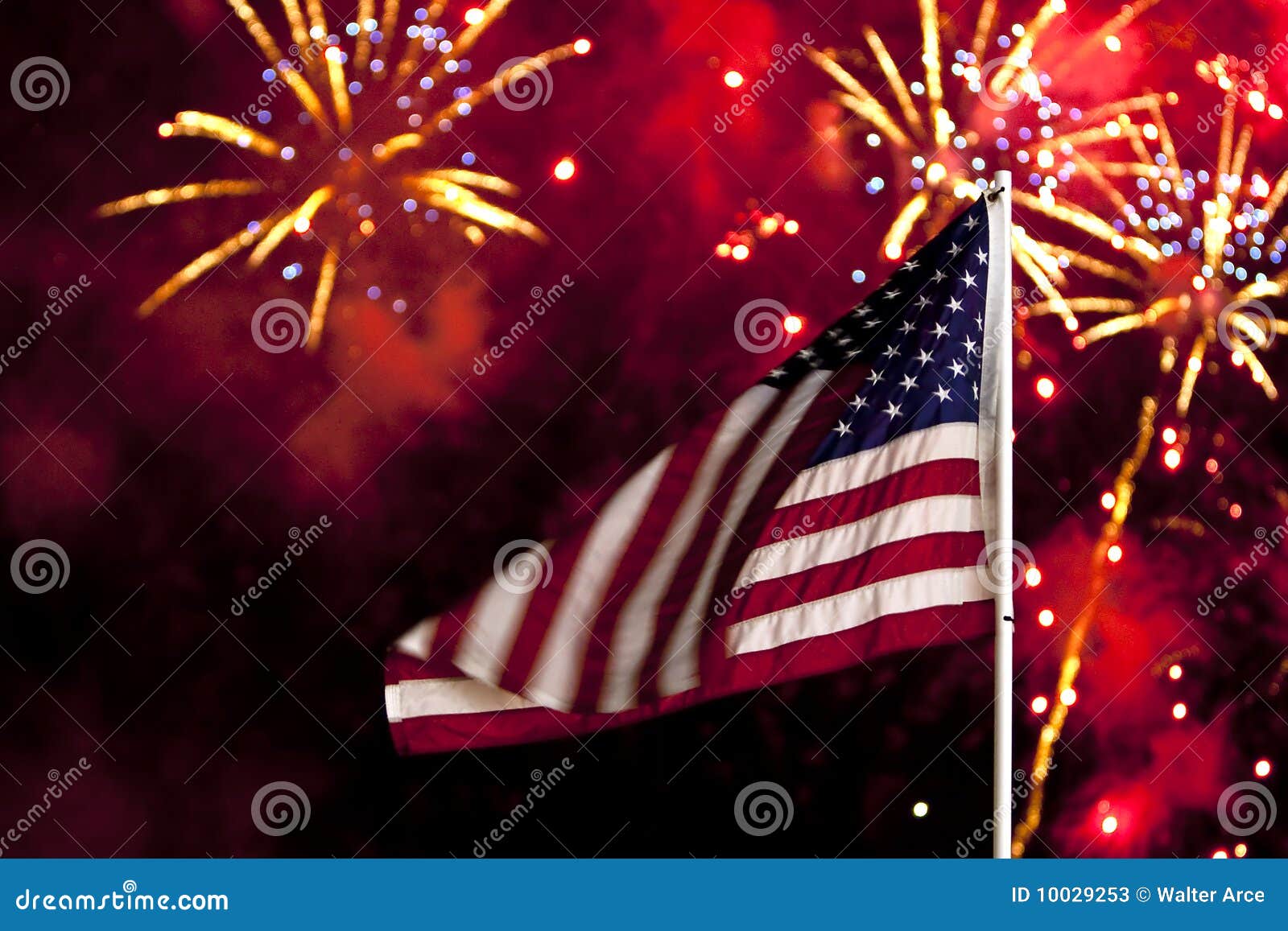 Independence Day Fireworks stock image. Image of america - 10029253